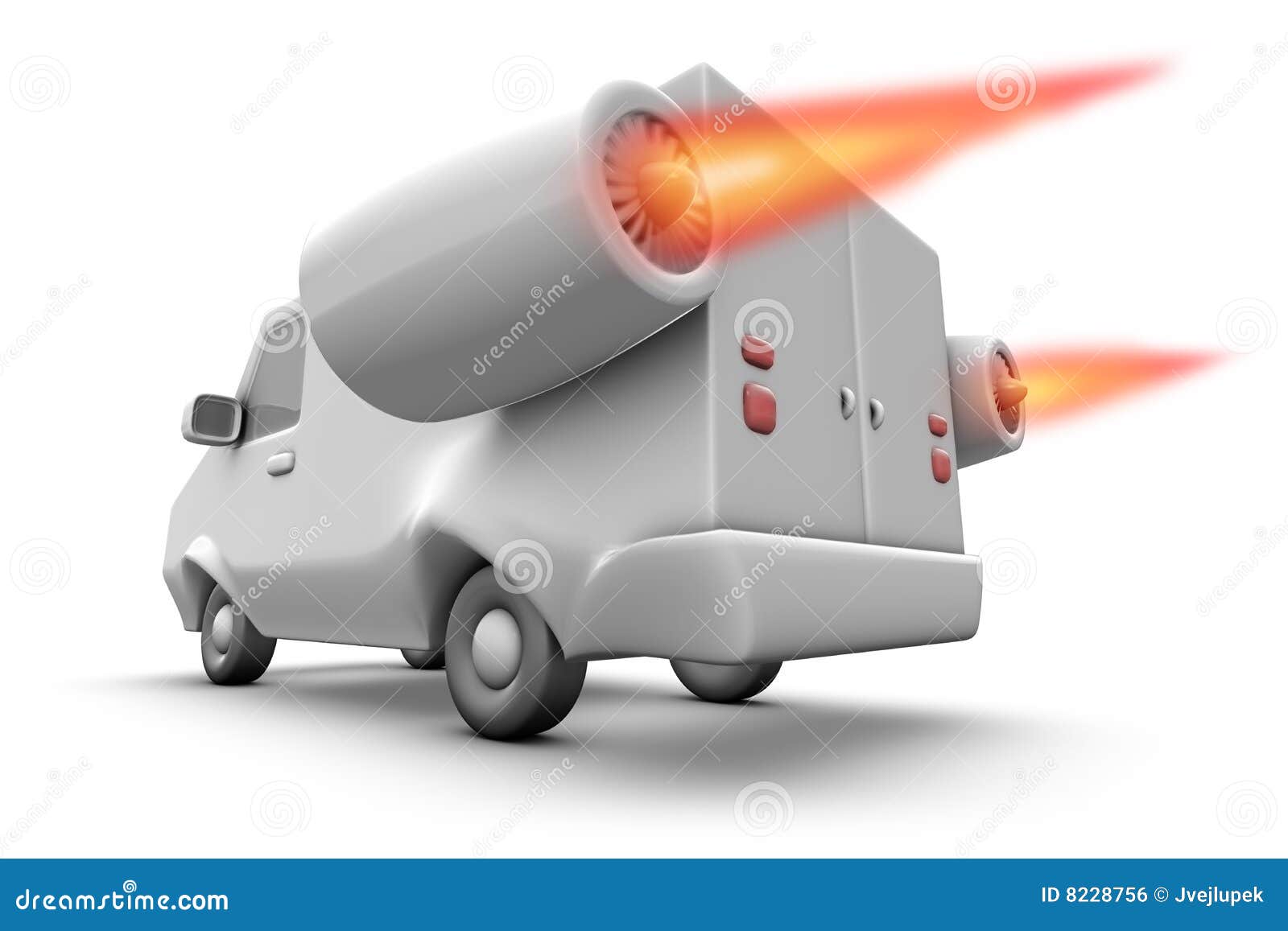 Cartoon speed van stock illustration. Illustration of transportation ...
