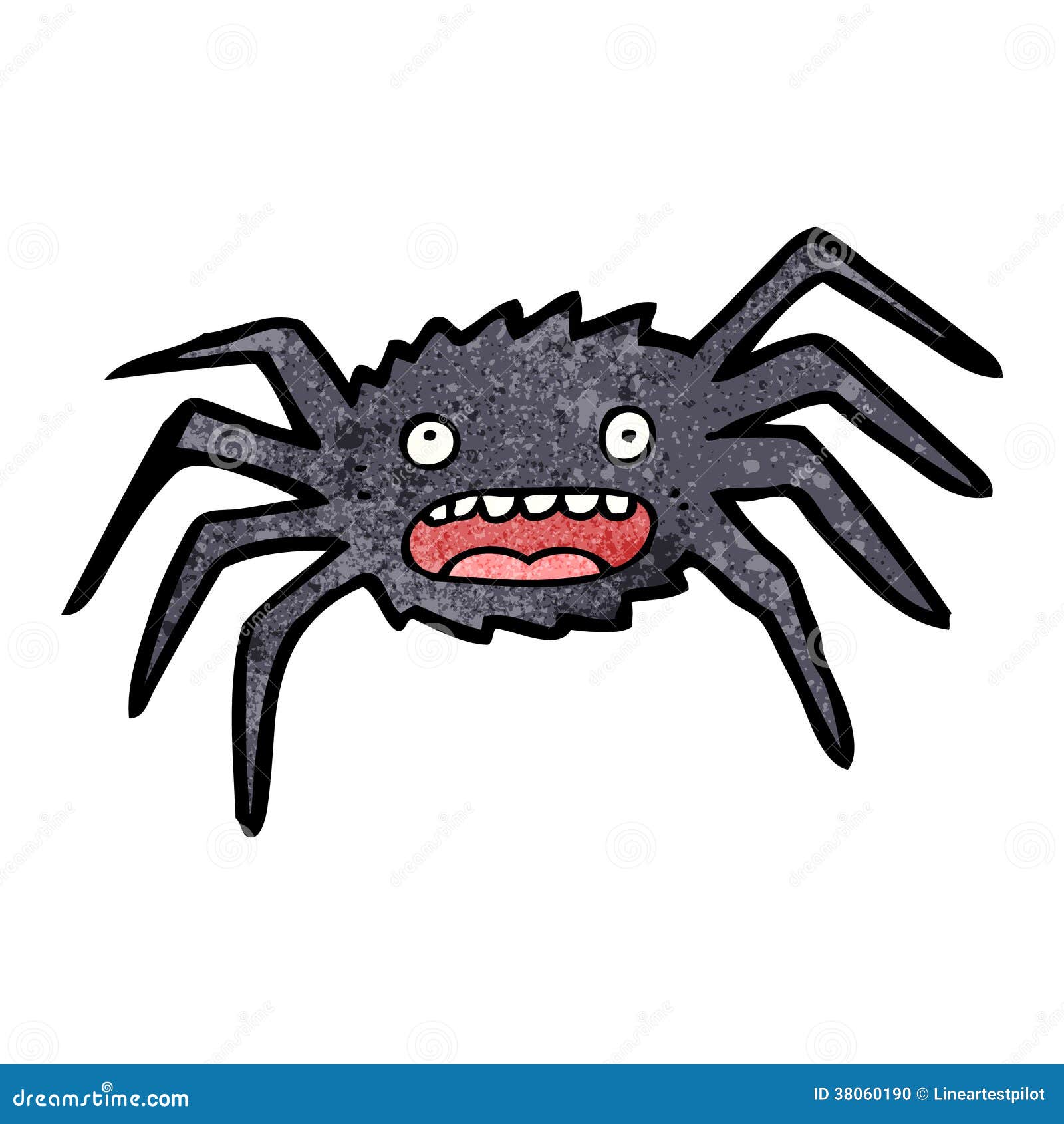 Cartoon spider stock vector. Illustration of artwork - 38060190