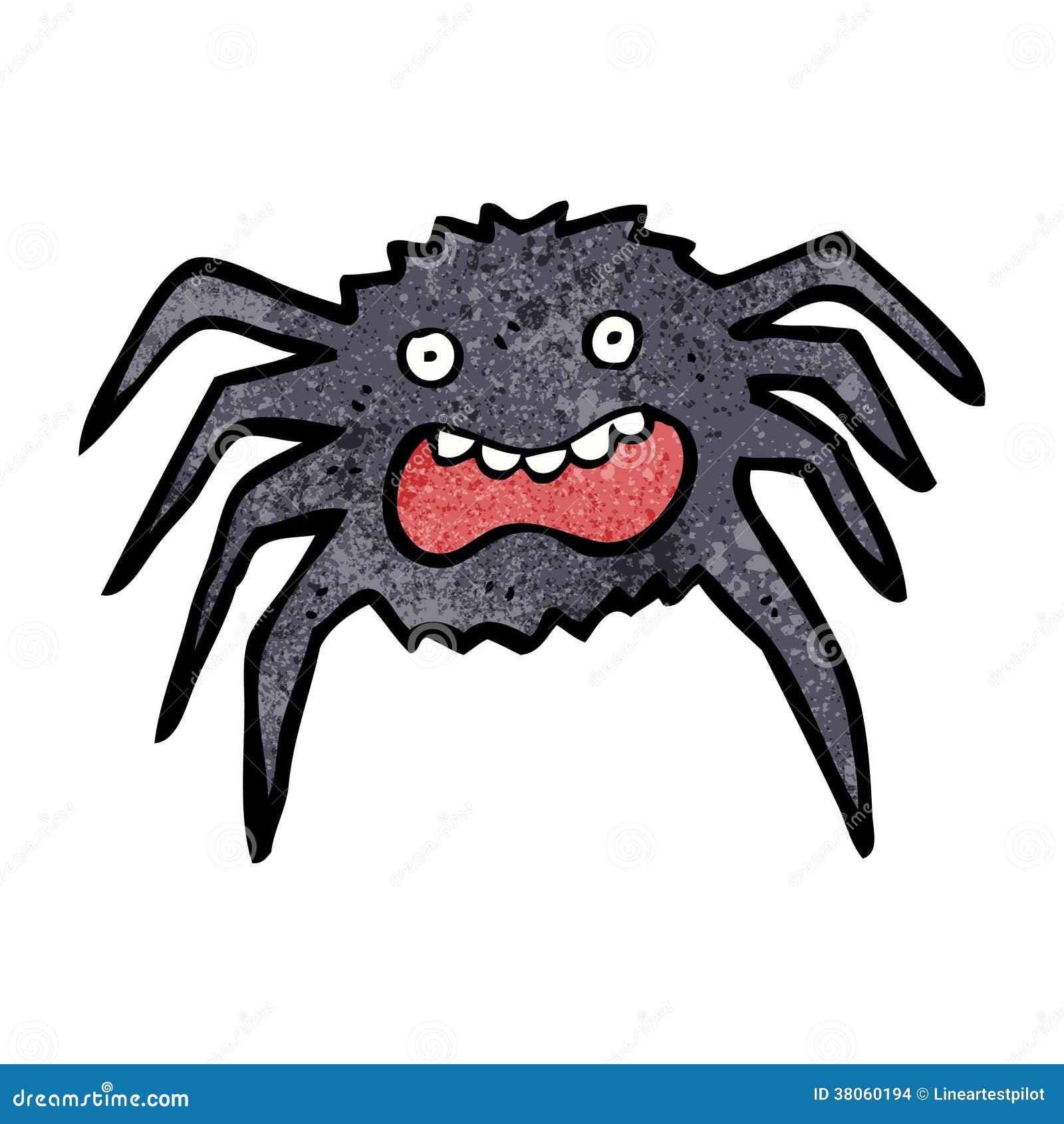 Cartoon spider stock vector. Illustration of halloween - 38060194