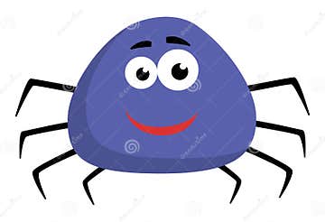 Cartoon Spider stock vector. Illustration of smiling - 83642391