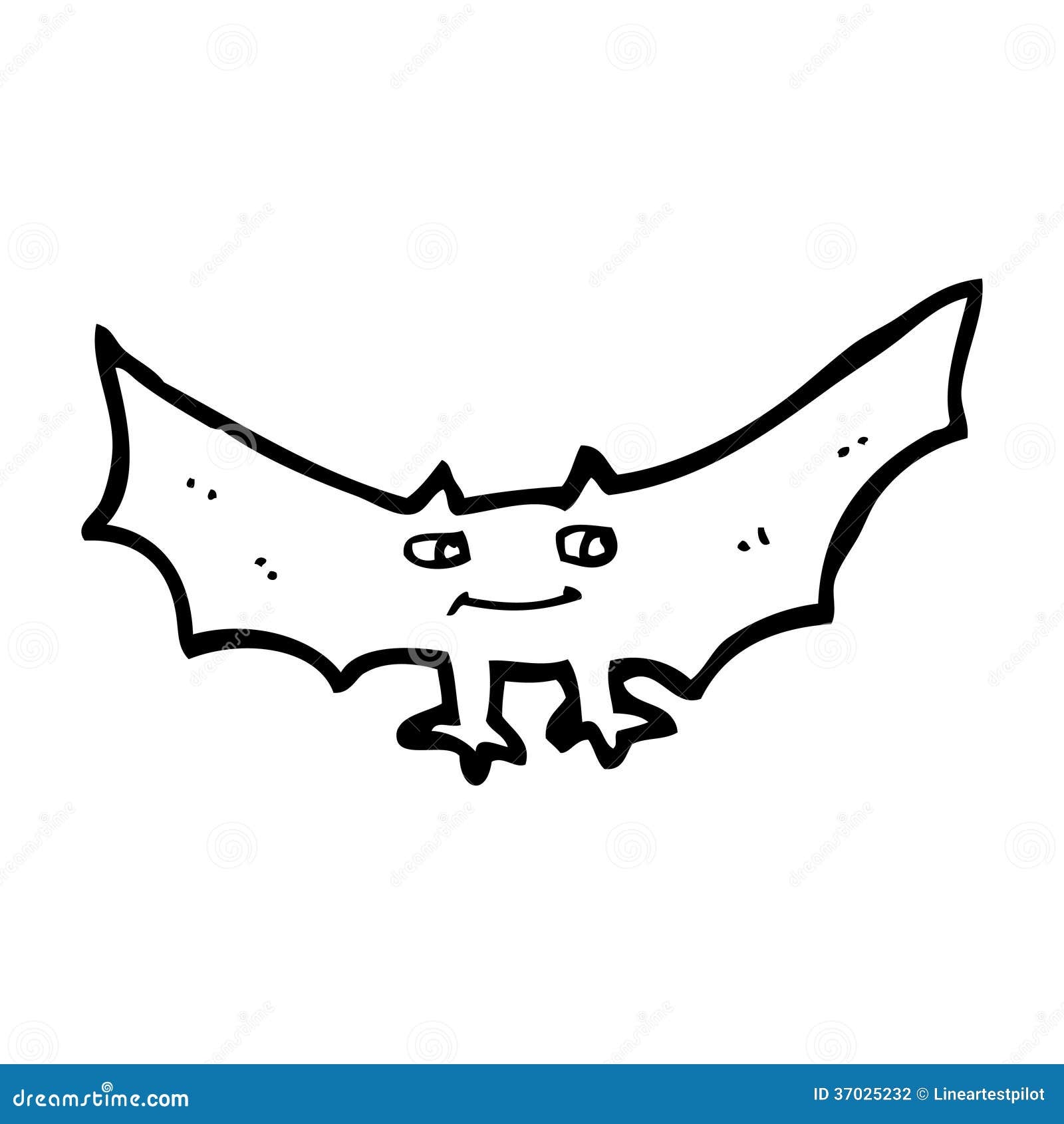Cartoon spooky vampire bat stock illustration. Illustration of funny ...