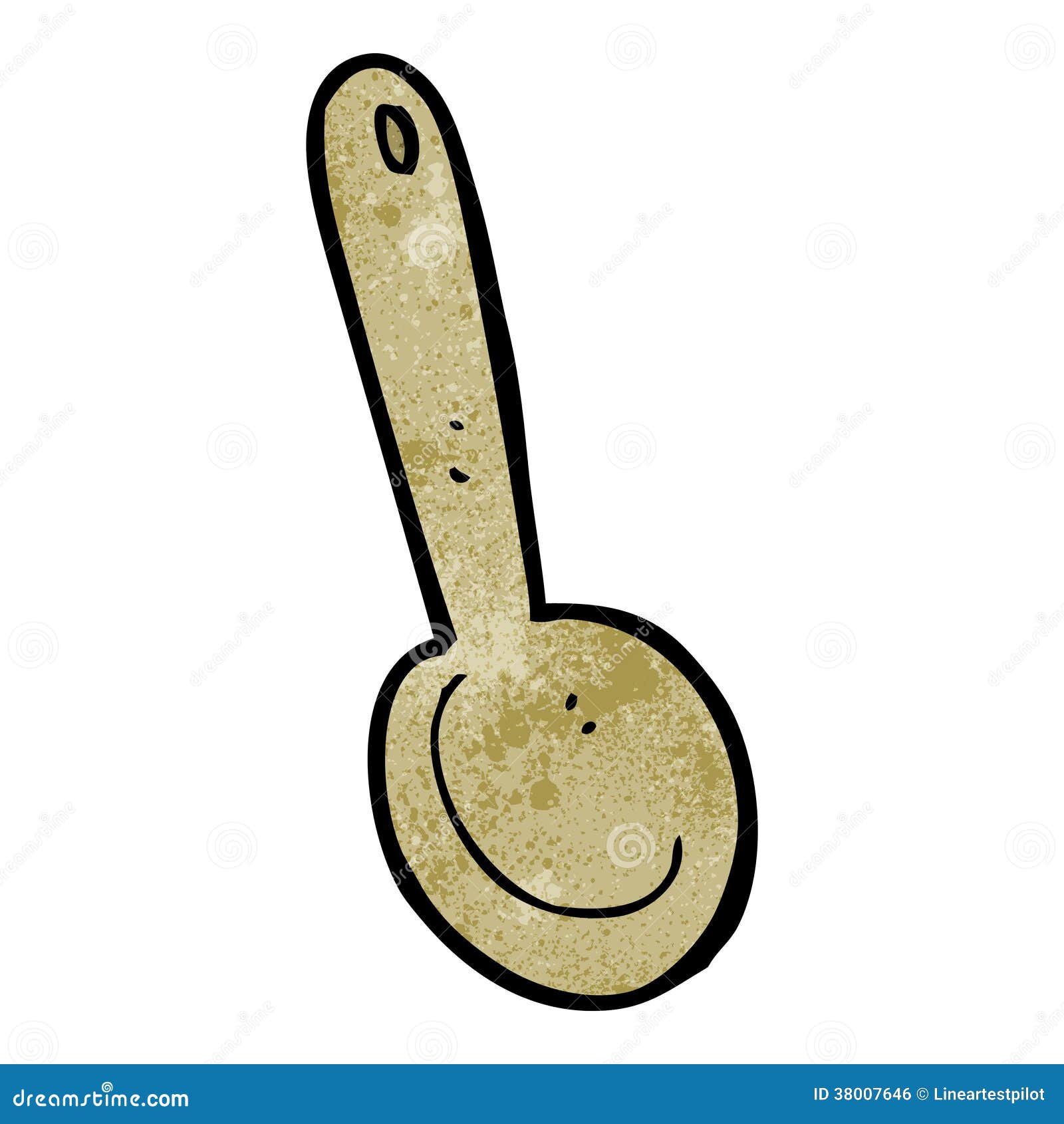Cartoon spoon stock vector. Illustration of silly, drawn - 38007646