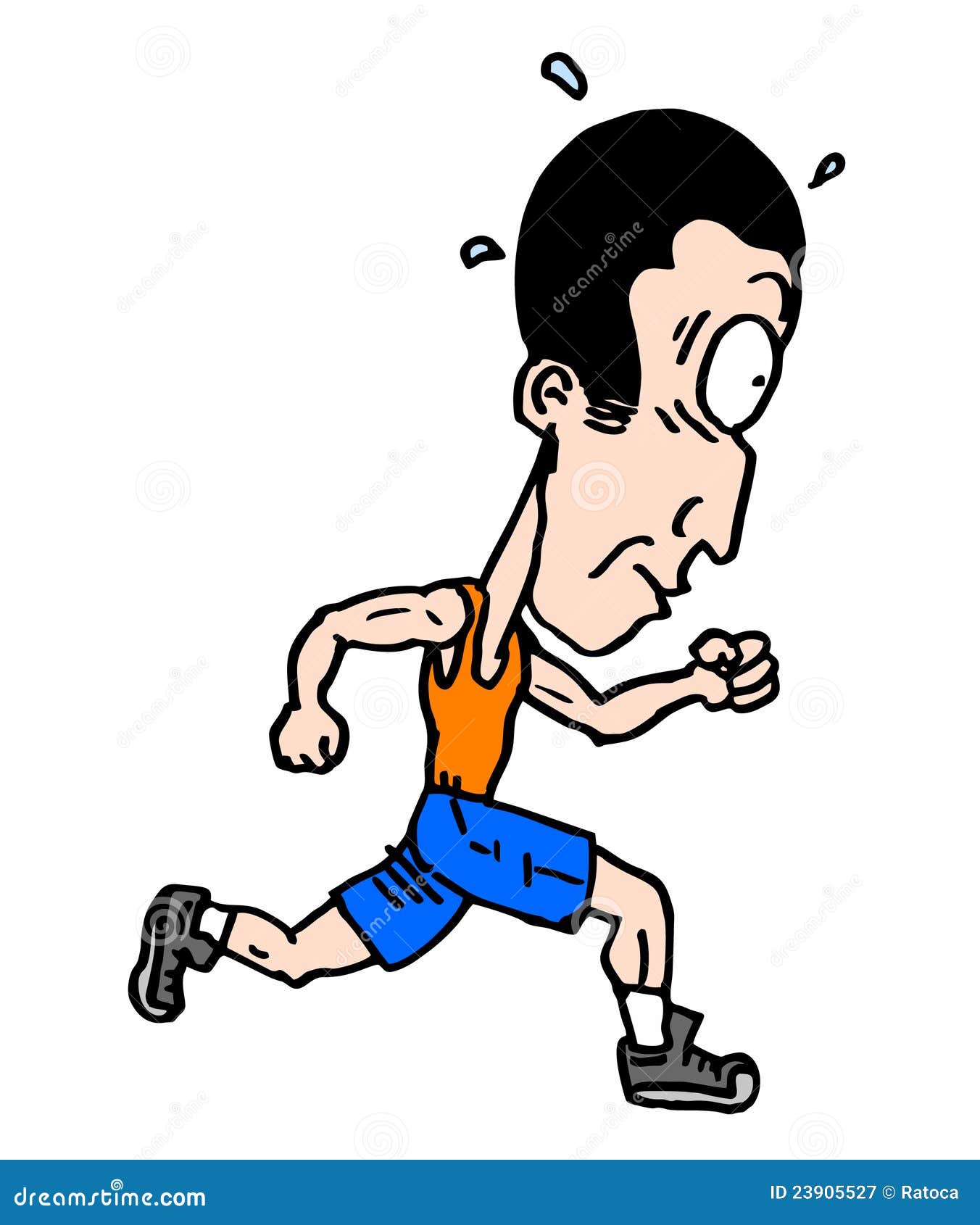 Cartoon sport stock vector. Illustration of running, design - 23905527