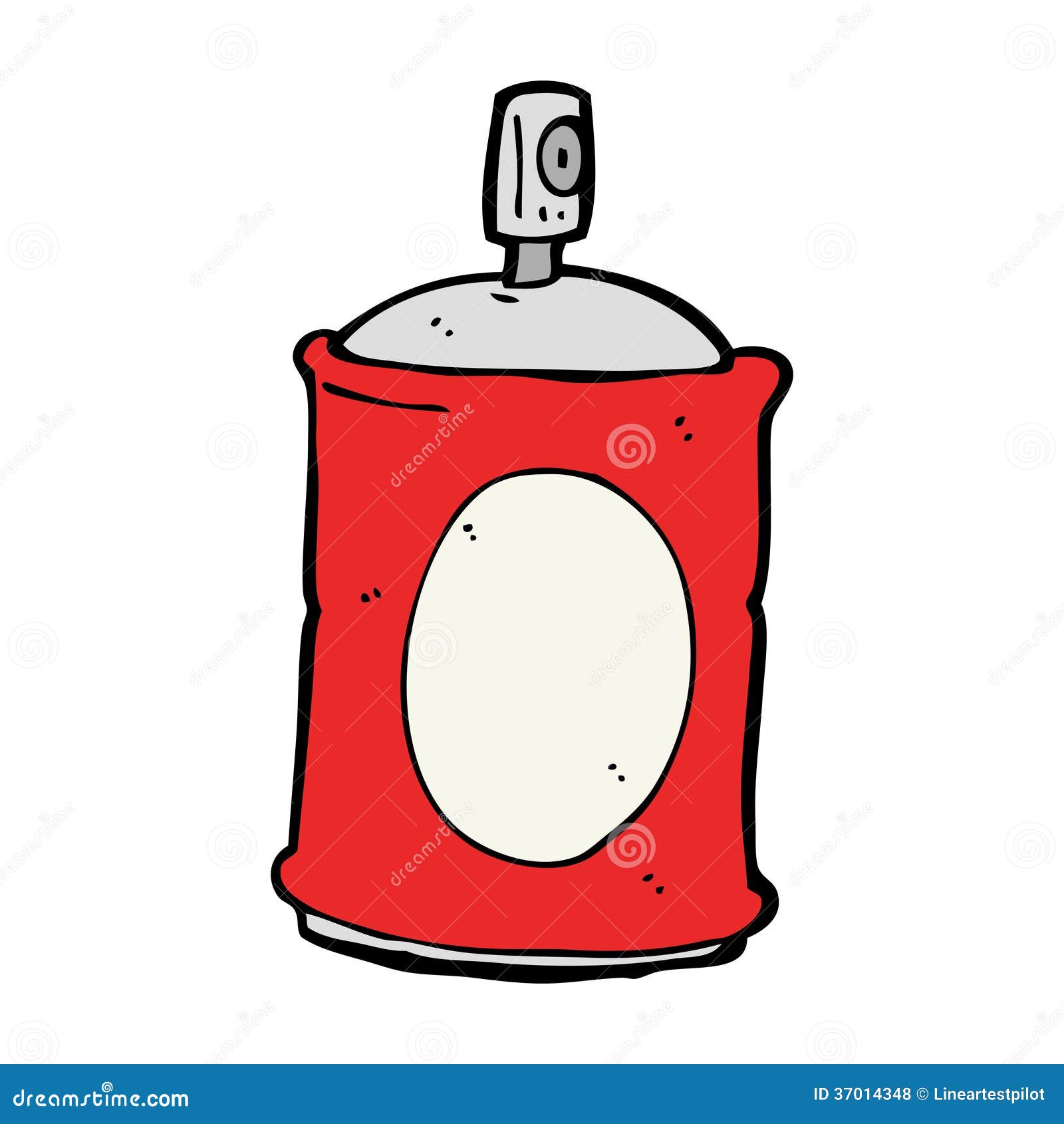 Cartoon spray can stock vector. Illustration of paint - 37014348