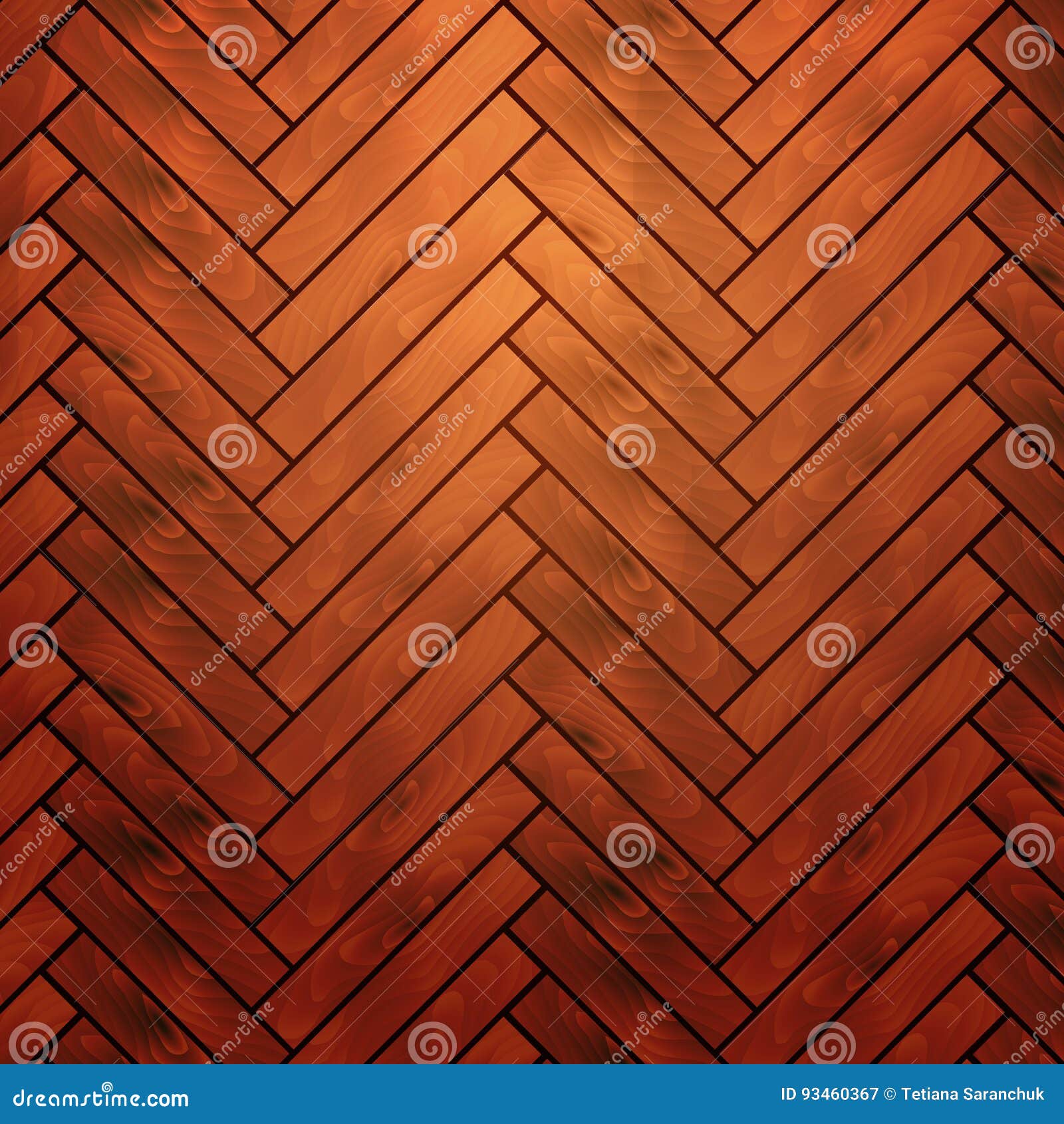 Cartoon Square Background with Wooden Boards Stock Vector ...