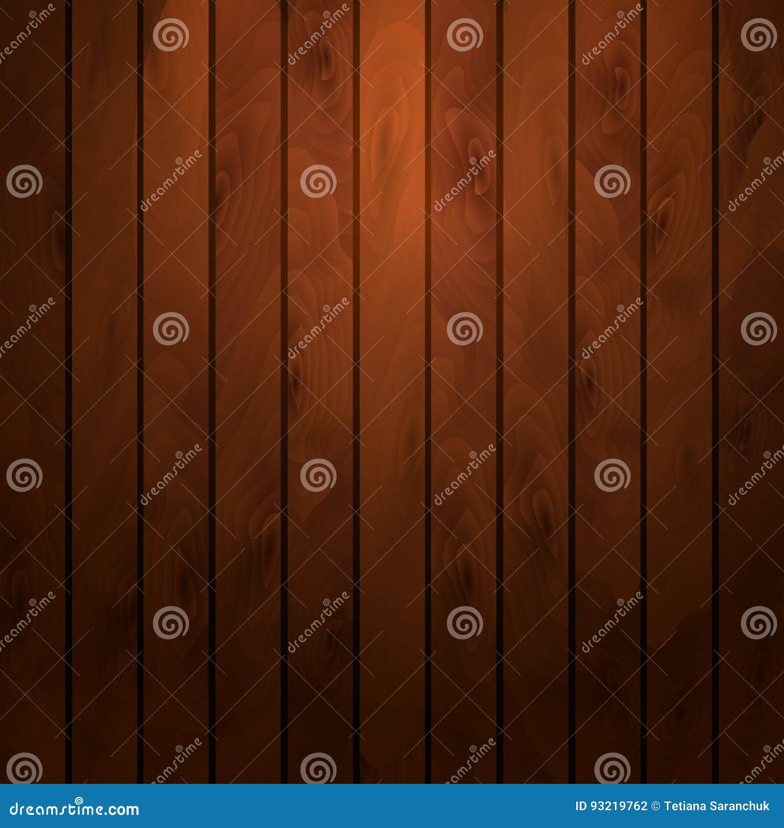 Cartoon Square Vector Background with Wooden Boards Stock Vector ...