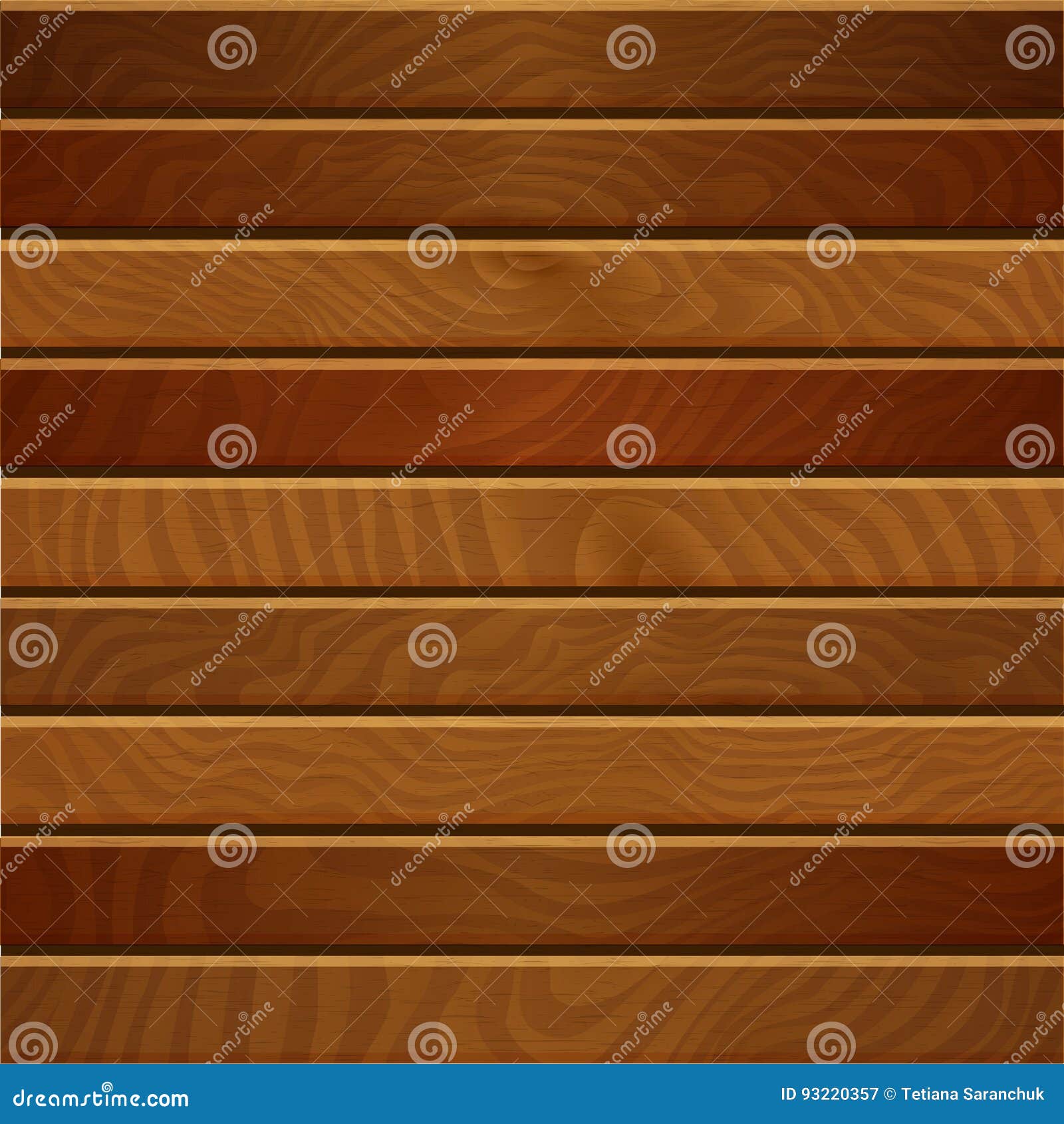 Cartoon Square Vector Background with Wooden Boards Stock Vector ...