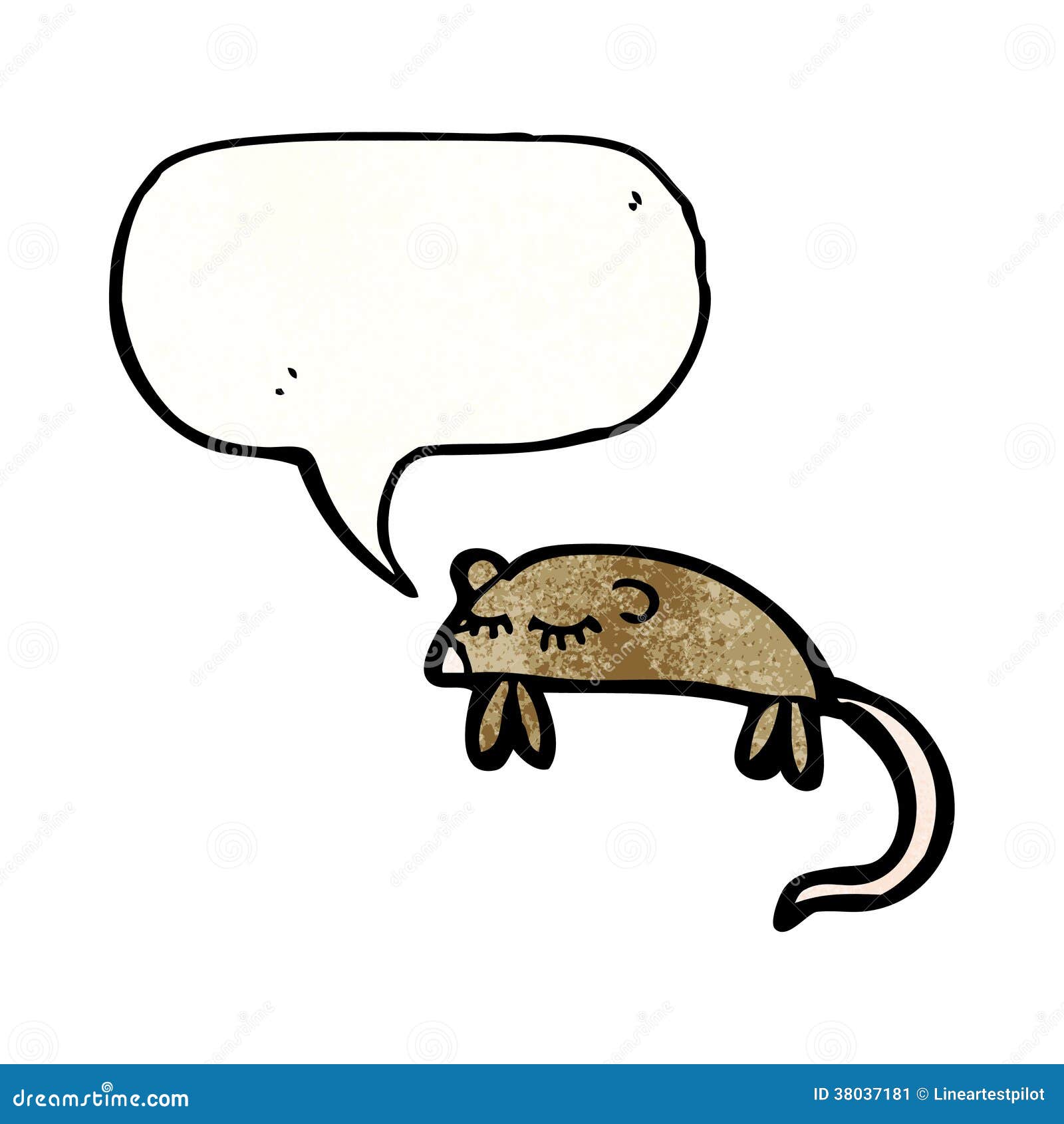 Cartoon squeaking mouse stock vector. Illustration of speech - 38037181