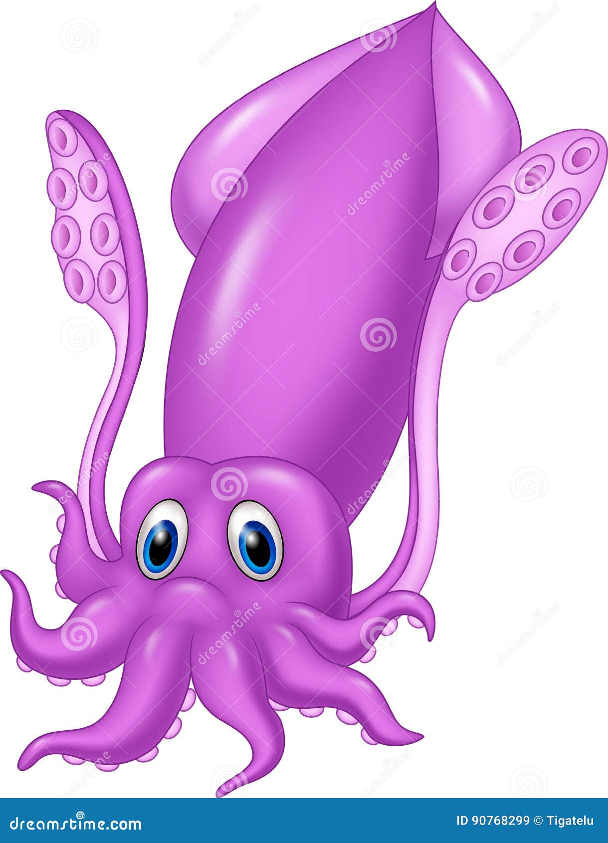 Cartoon Squid | CartoonDealer.com #29888541