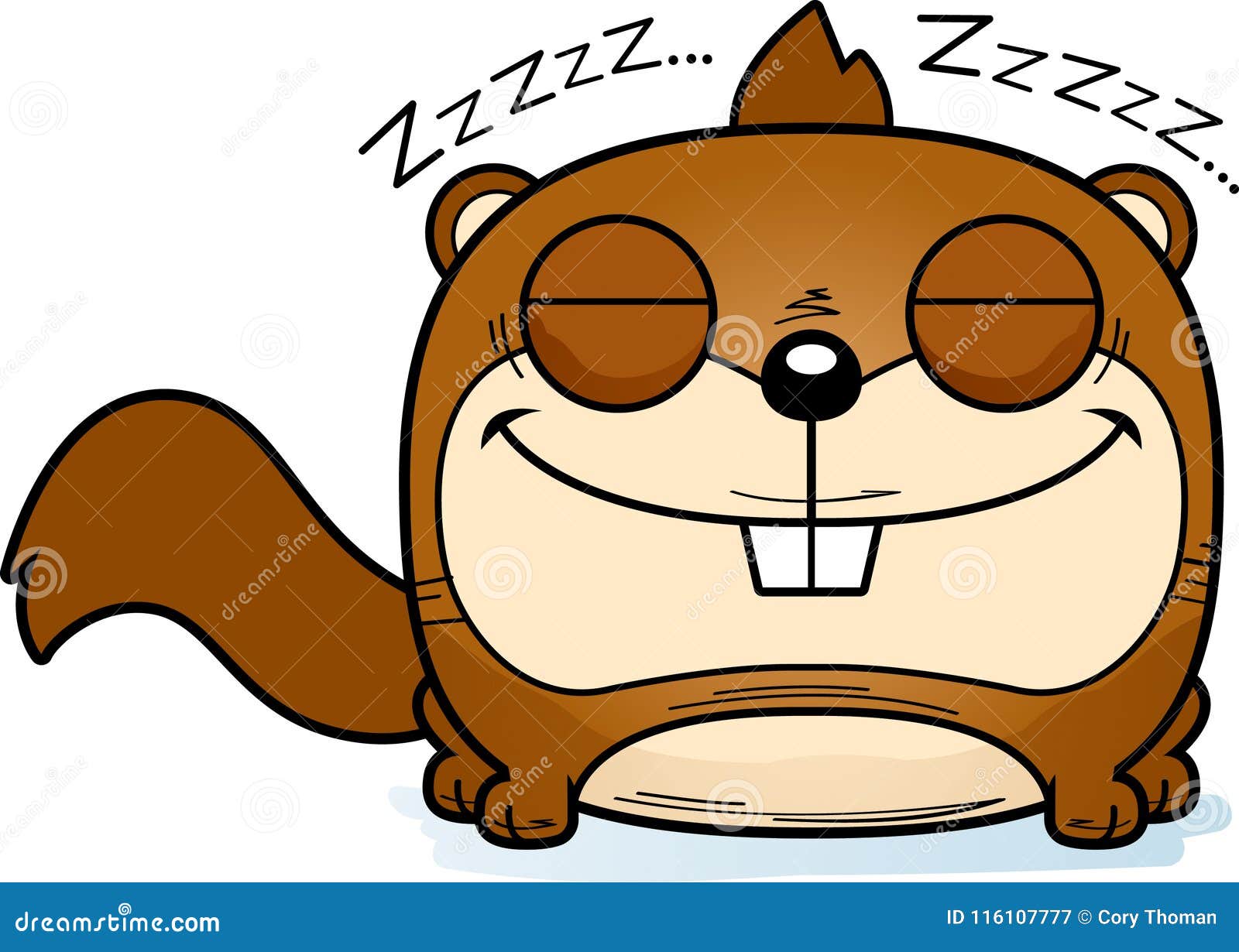 Cartoon Squirrel Napping Stock Illustrations – 5 Cartoon Squirrel ...