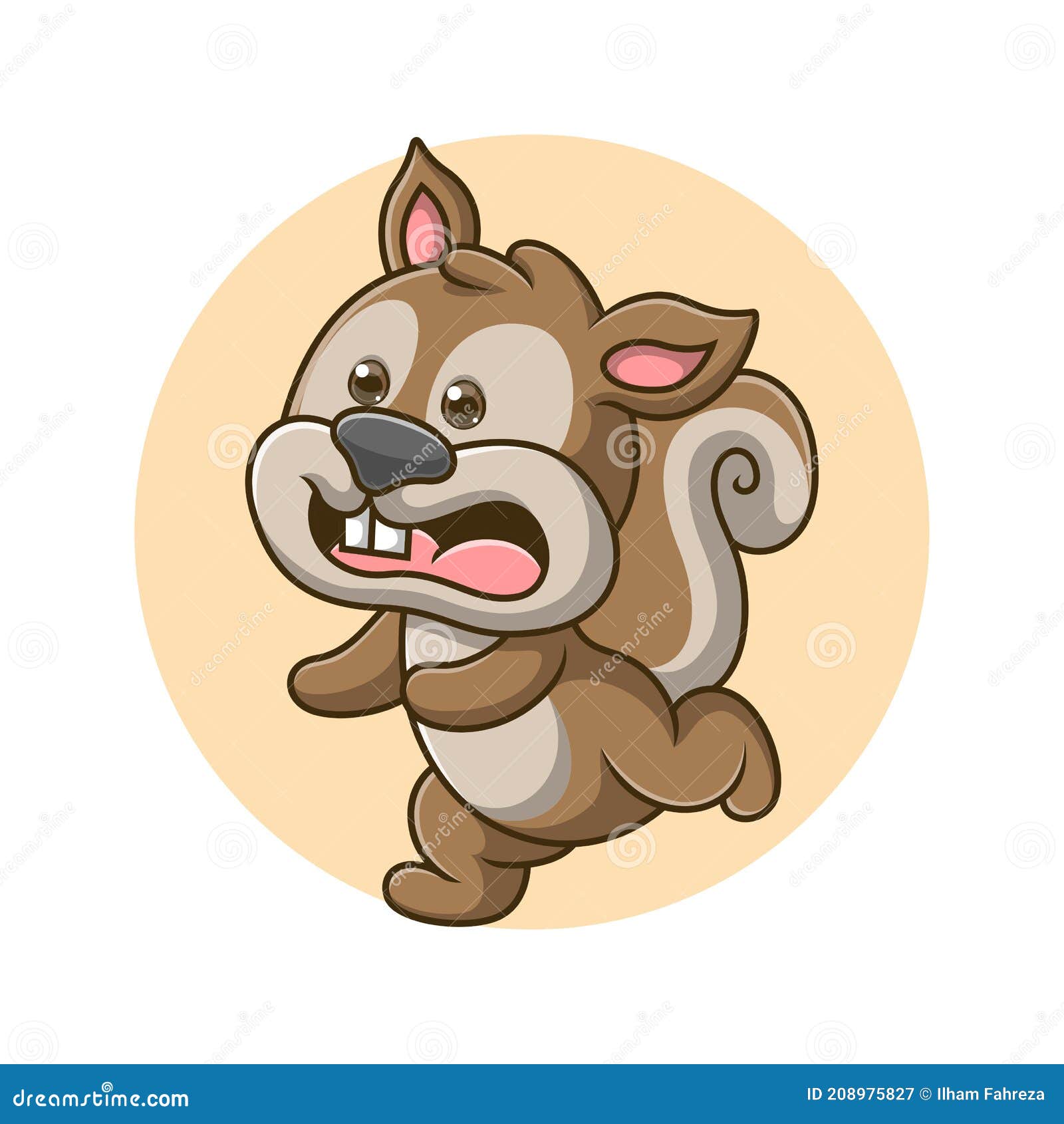 Scary Squirrel Cartoon