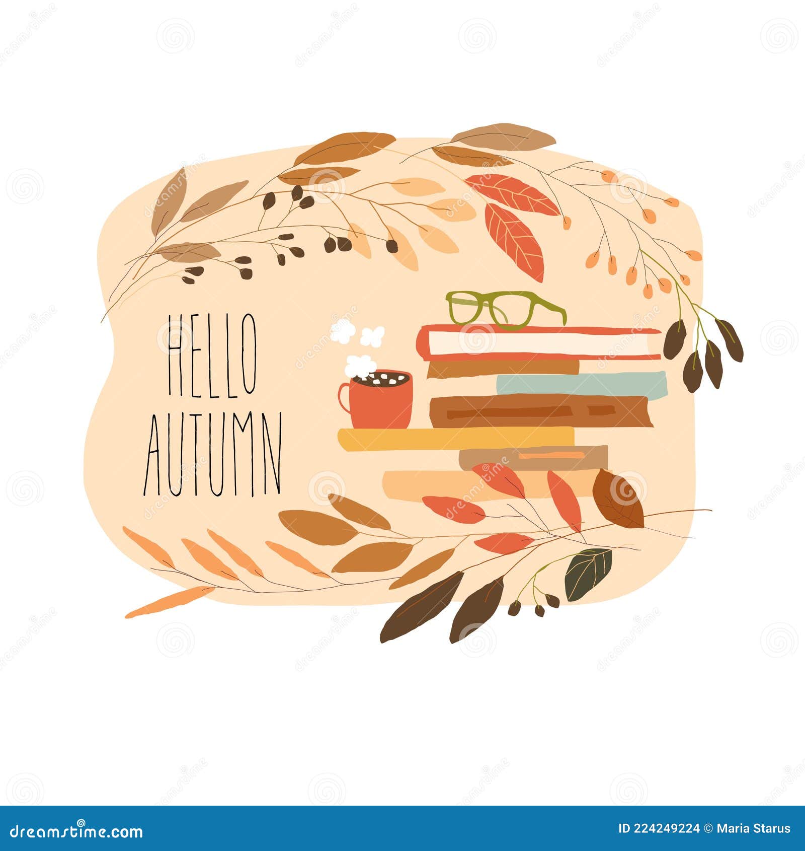 Cartoon Stack Different Color Books. Vector | CartoonDealer.com #298965528