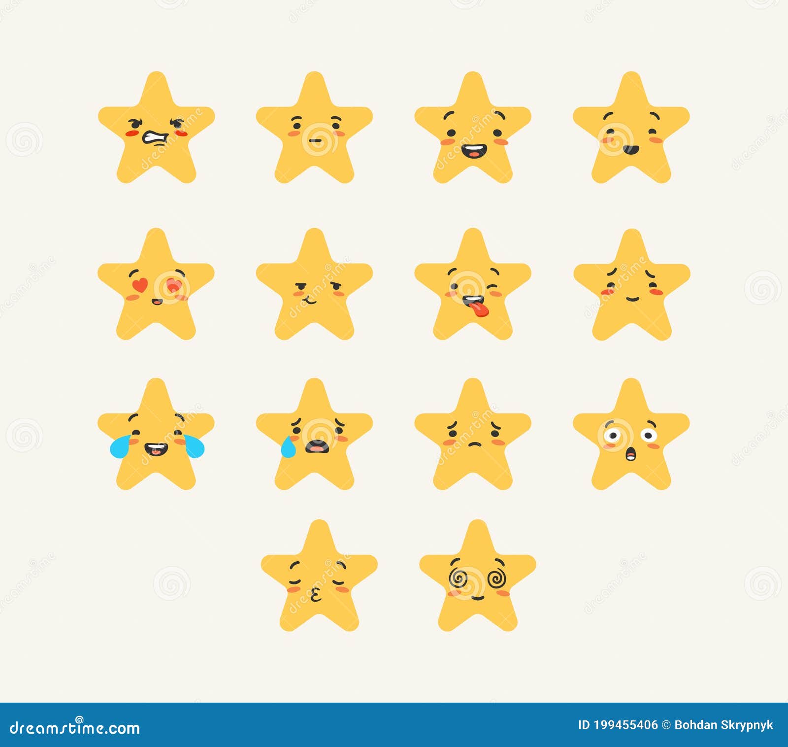 Emoji Rating System Vector Isolated. Smiley Face Icon Collection ... Emoji Rating System Vector Isolated. Smiley Face Icon Collection ...
