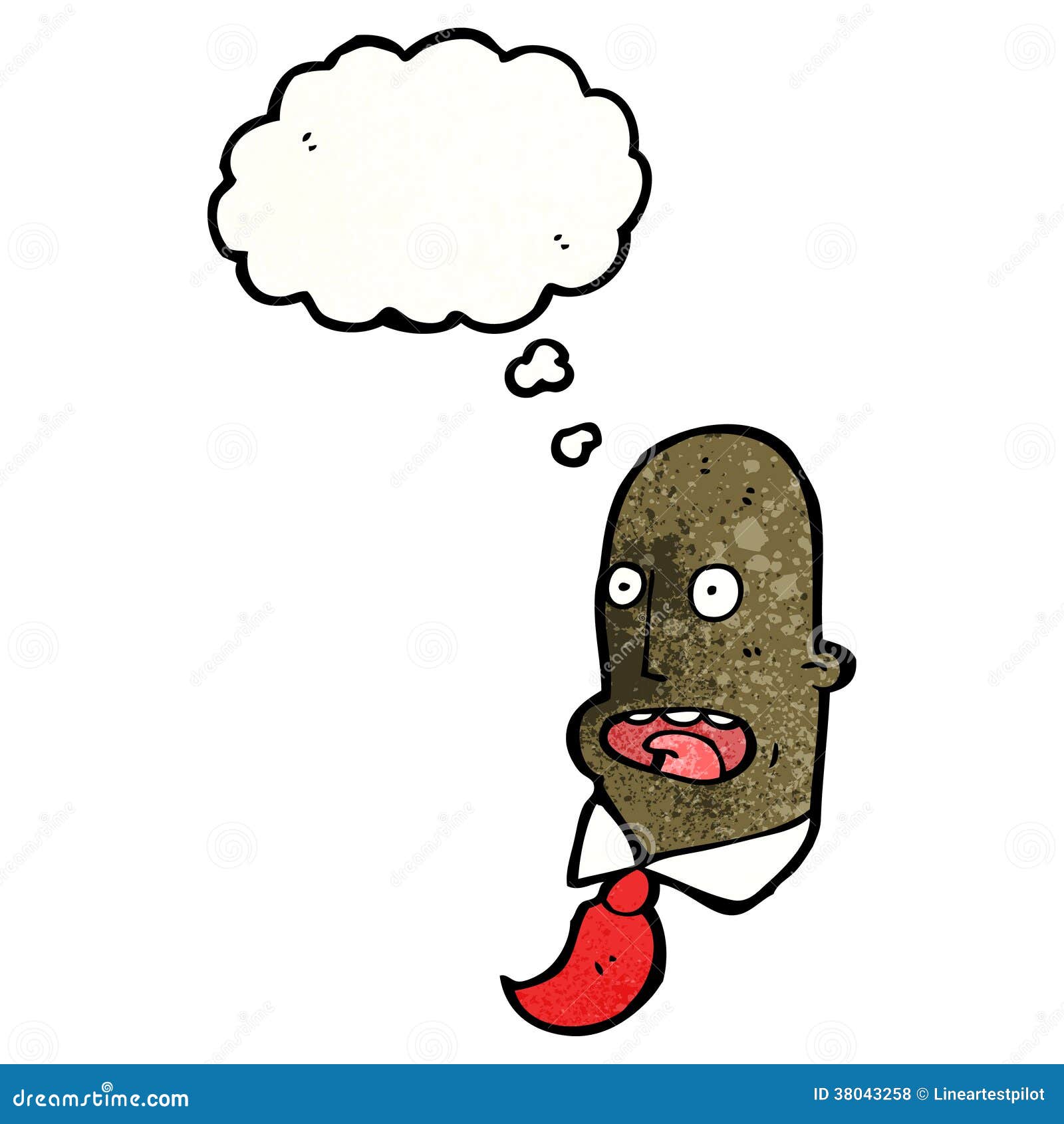 Cartoon staring man stock vector. Illustration of character - 38043258