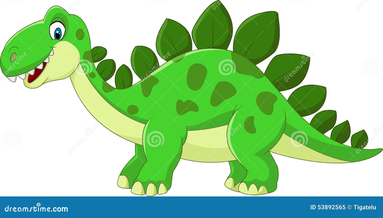 Cartoon Stegosaurus Dinosaur Stock Vector - Illustration of extinct ... Cartoon Stegosaurus Dinosaur Stock Vector - Illustration of extinct ...