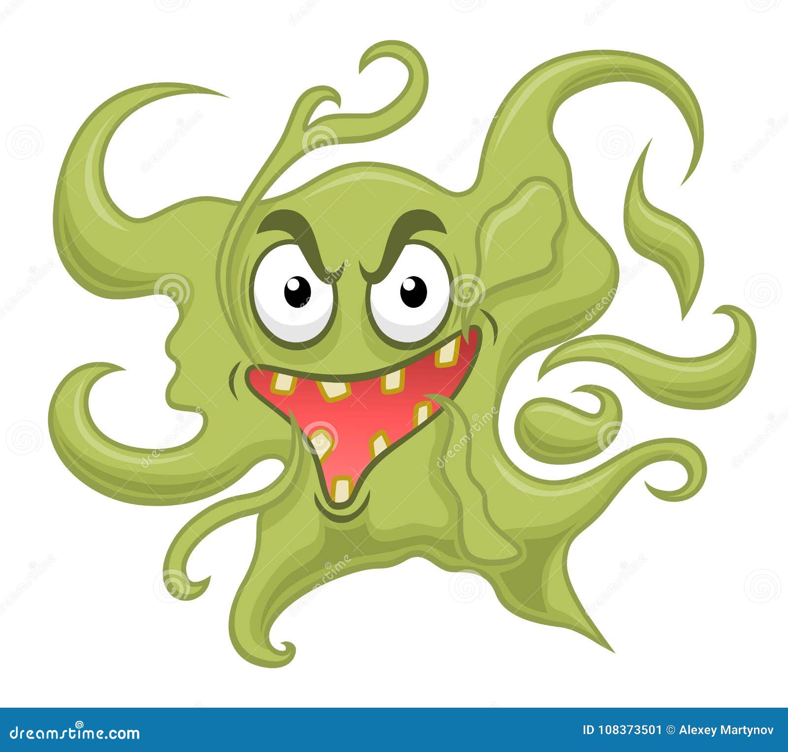 Cartoon stench stock vector. Illustration of isolated - 108373501