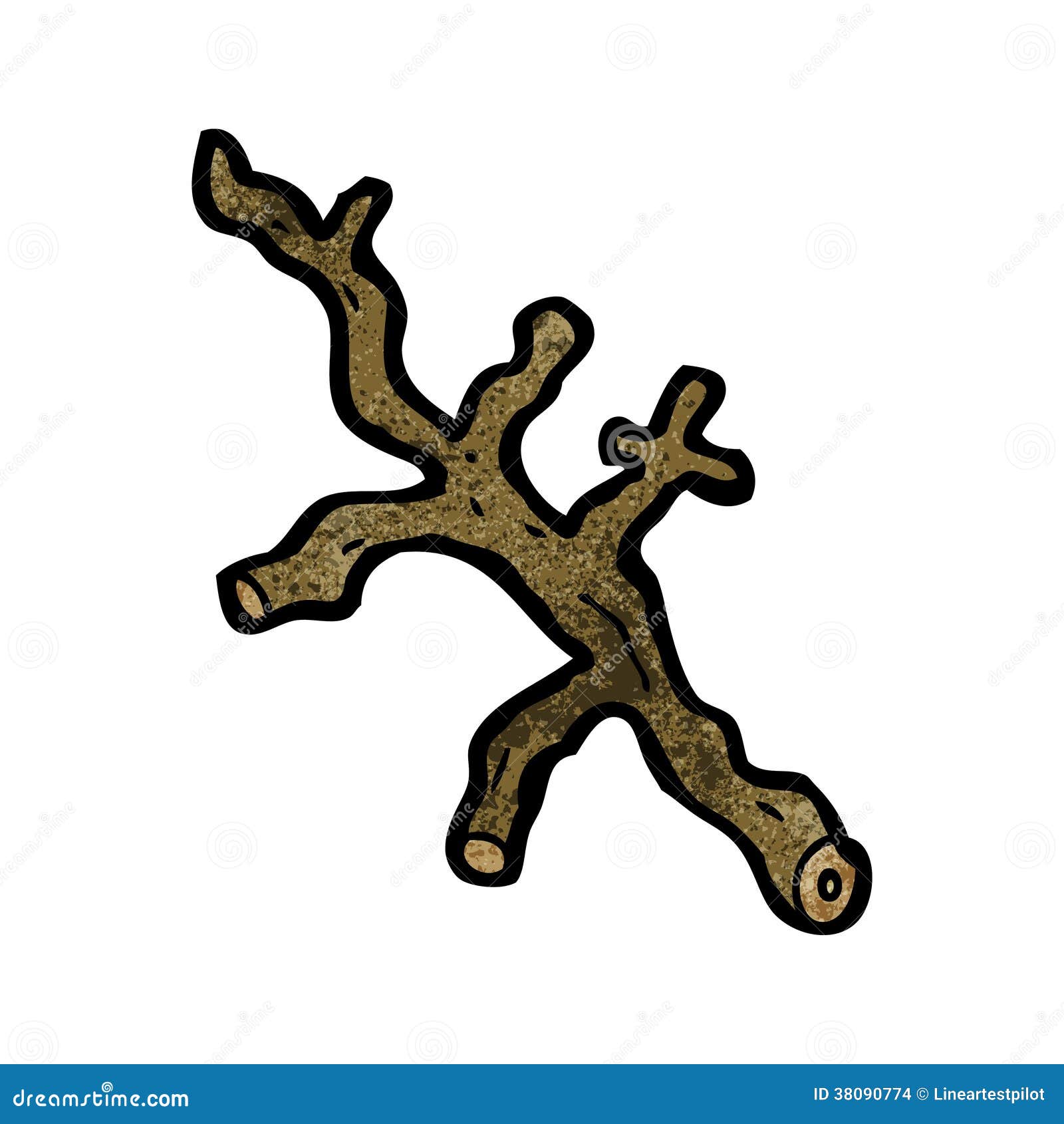 Cartoon stick stock vector. Illustration of stick, texture - 38090774