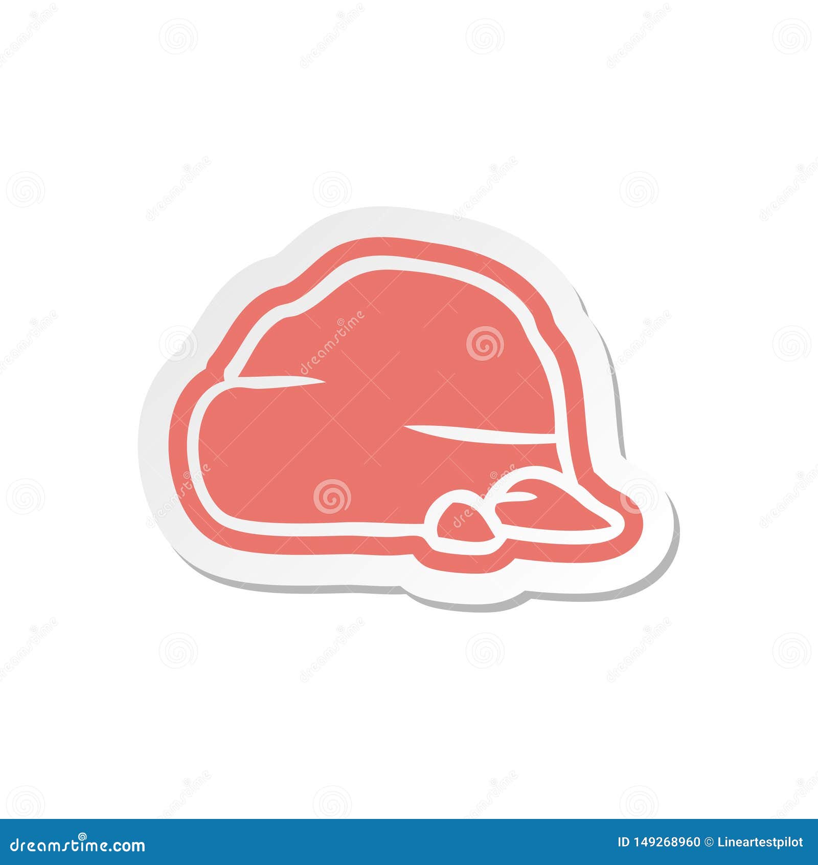 Cartoon Sticker of Stone and Pebbles Stock Vector - Illustration of ...