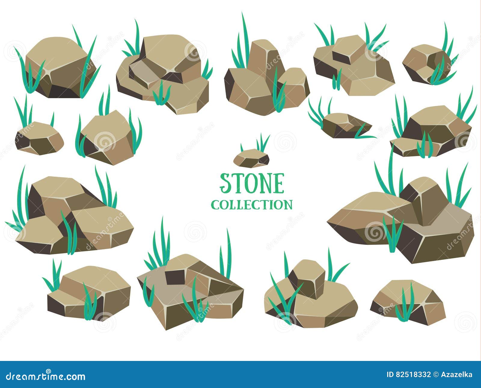 Cartoon Stone Age Tools Vector Illustration | CartoonDealer.com #118735292