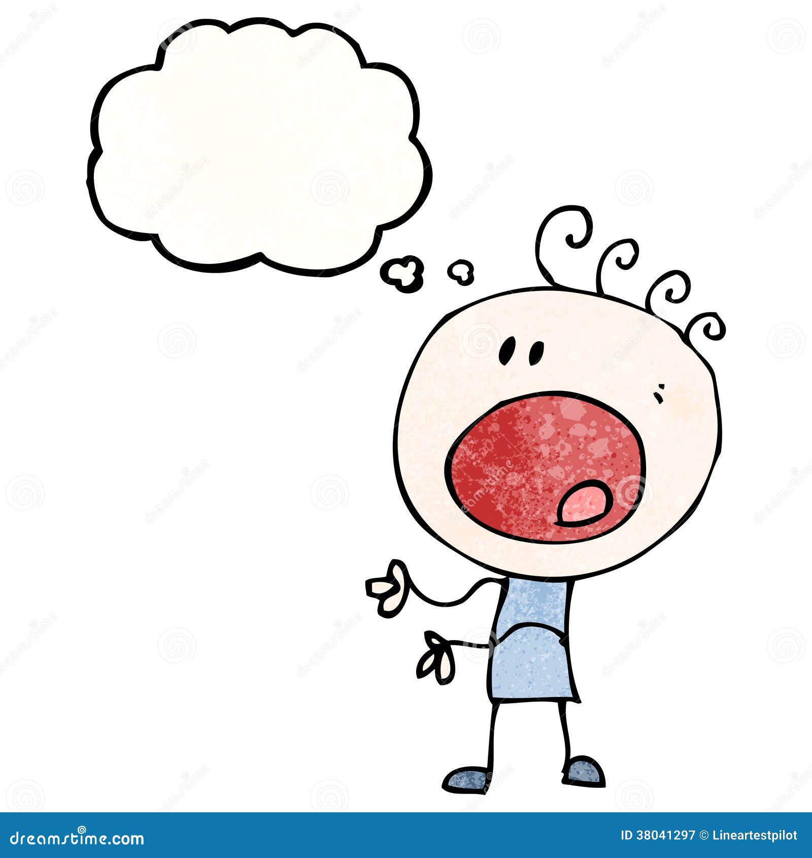 Cartoon Stressed Out Doodle Man Stock Vector - Illustration of doodle ...