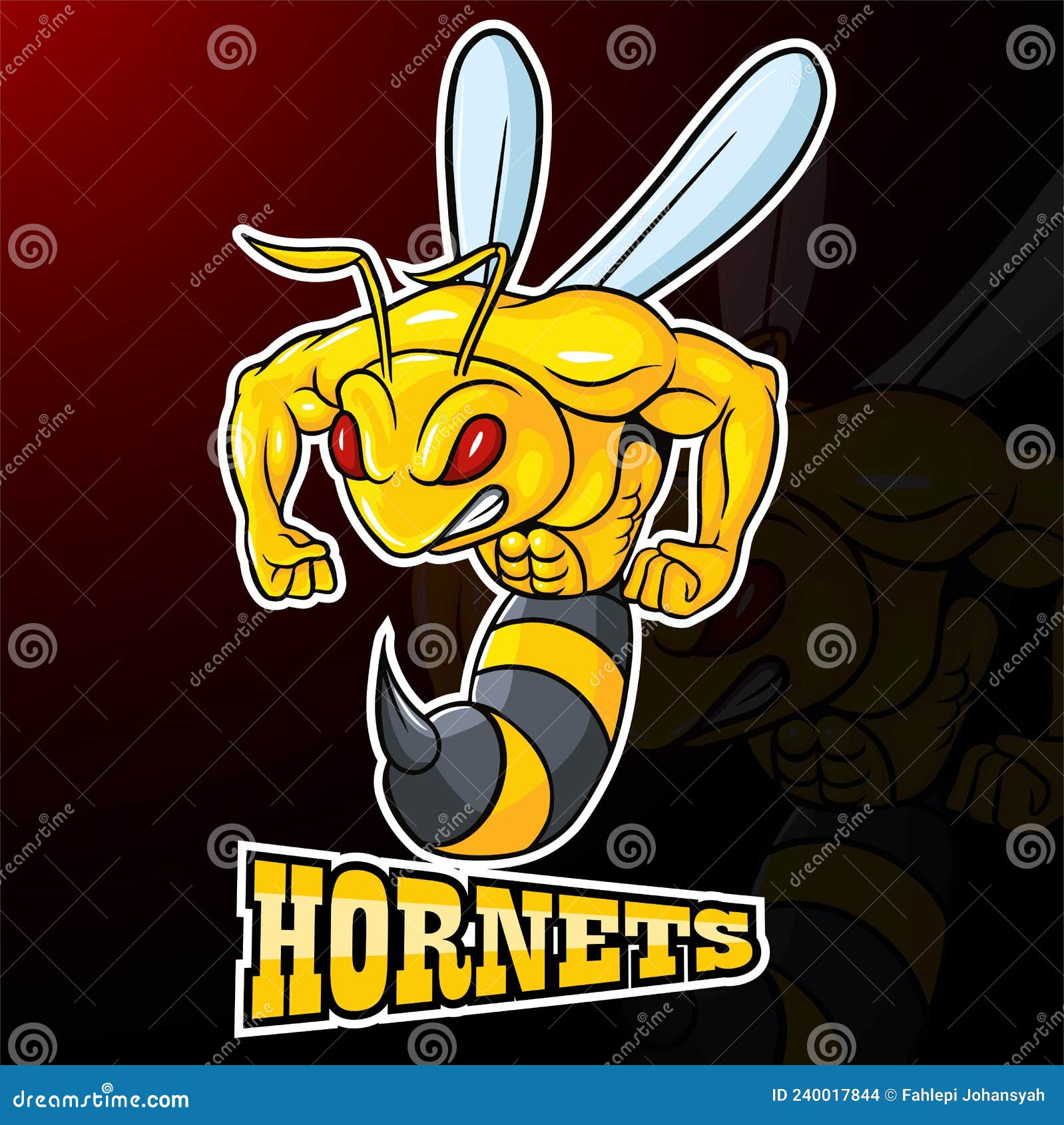 Cartoon Hornet Vector Illustration | CartoonDealer.com #73989756