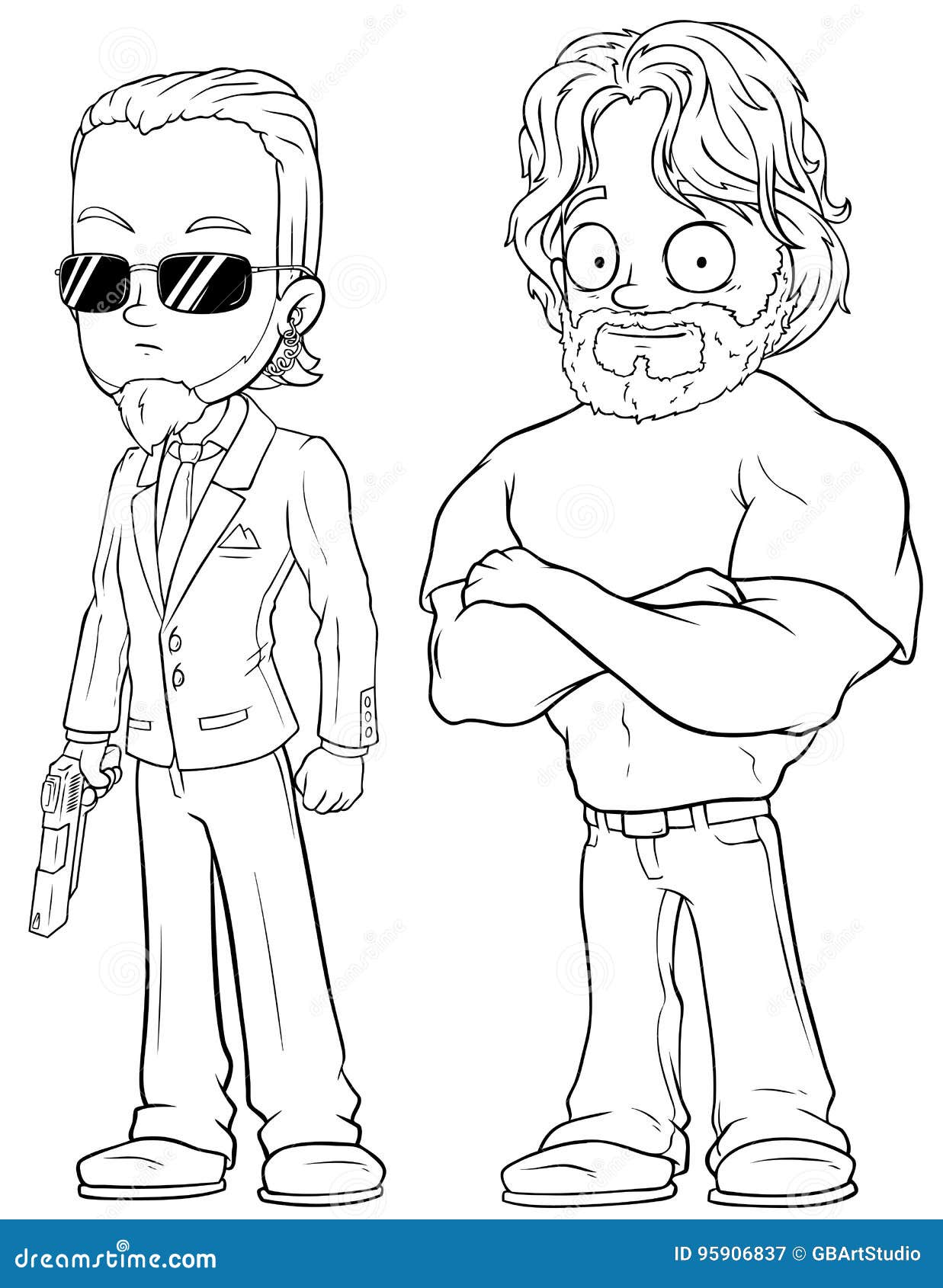 Agent Secret Coloring Pages Template Sketch Coloring Page