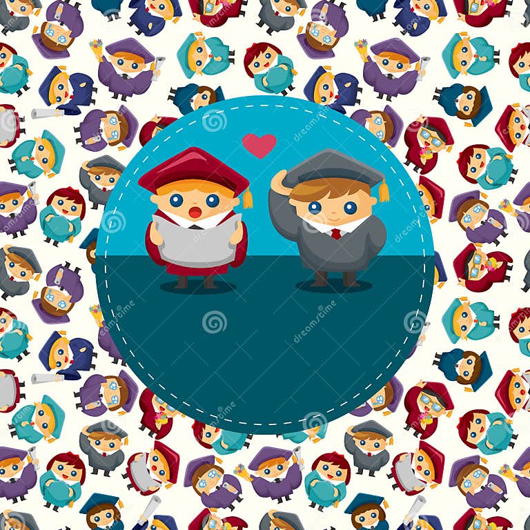 Cartoon student card stock vector. Illustration of fashion - 21342772