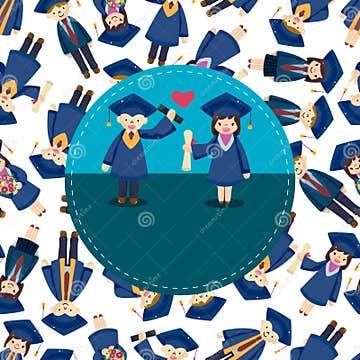 Cartoon student card stock vector. Illustration of frame - 21530402