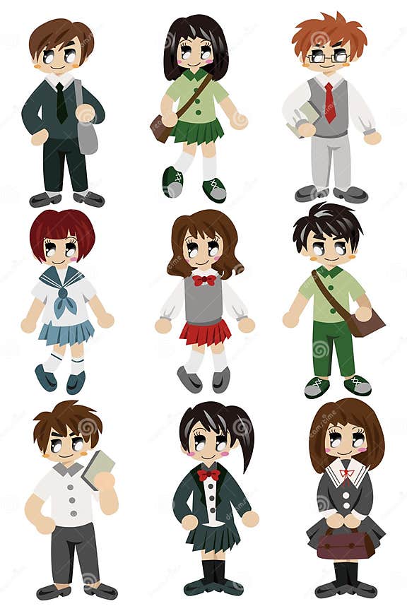 Cartoon student icon stock vector. Illustration of student - 19307595