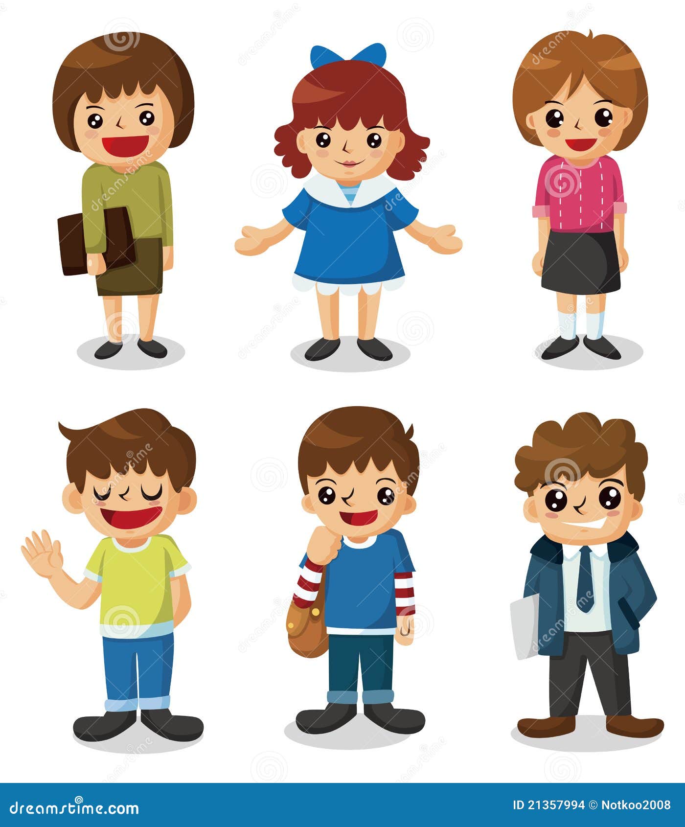 Cartoon student icon stock vector. Illustration of classroom - 21357994