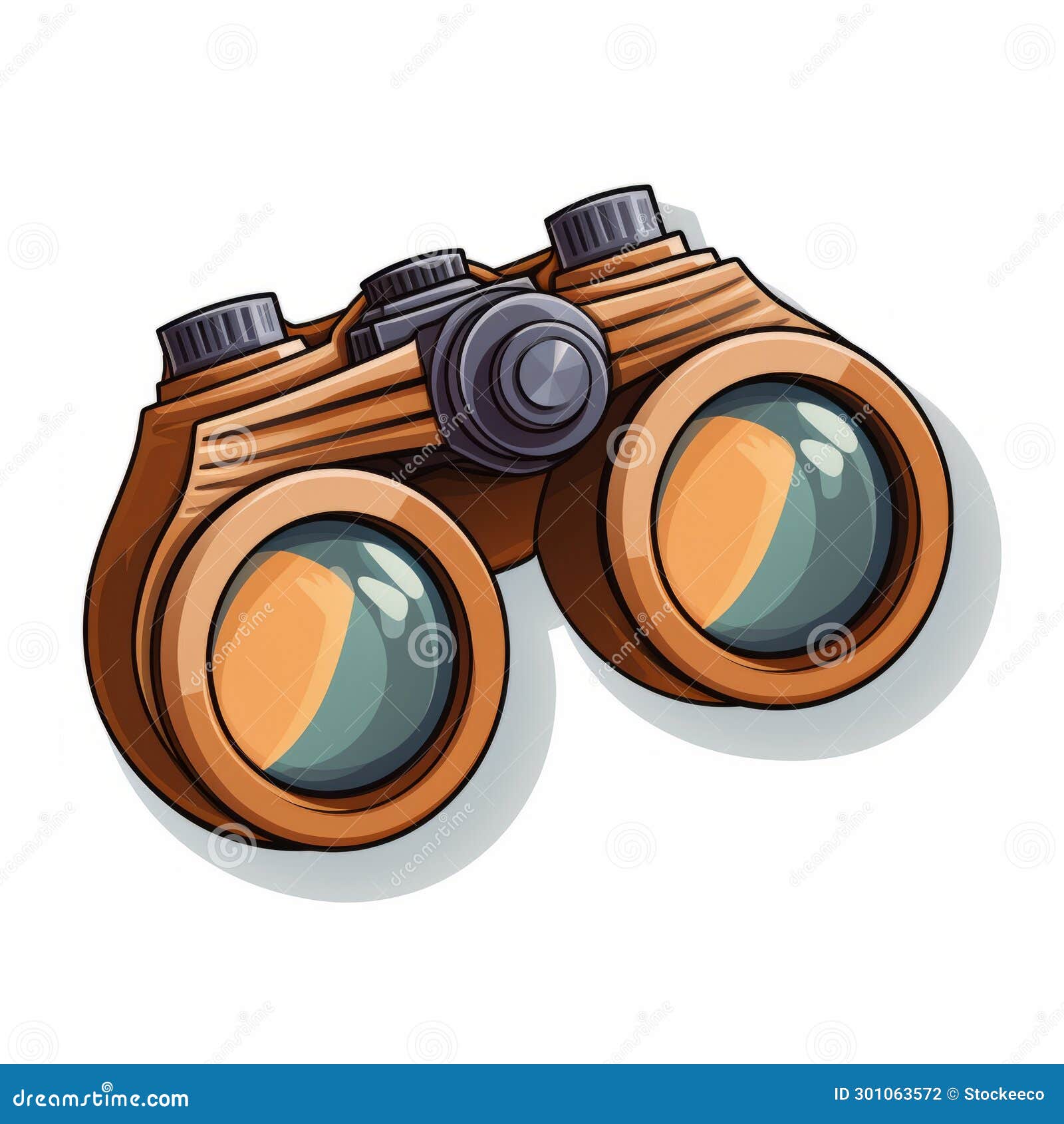 Cartoon Style Binoculars: a Psychedelic and Historical Vector ... Cartoon Style Binoculars: a Psychedelic and Historical Vector ...