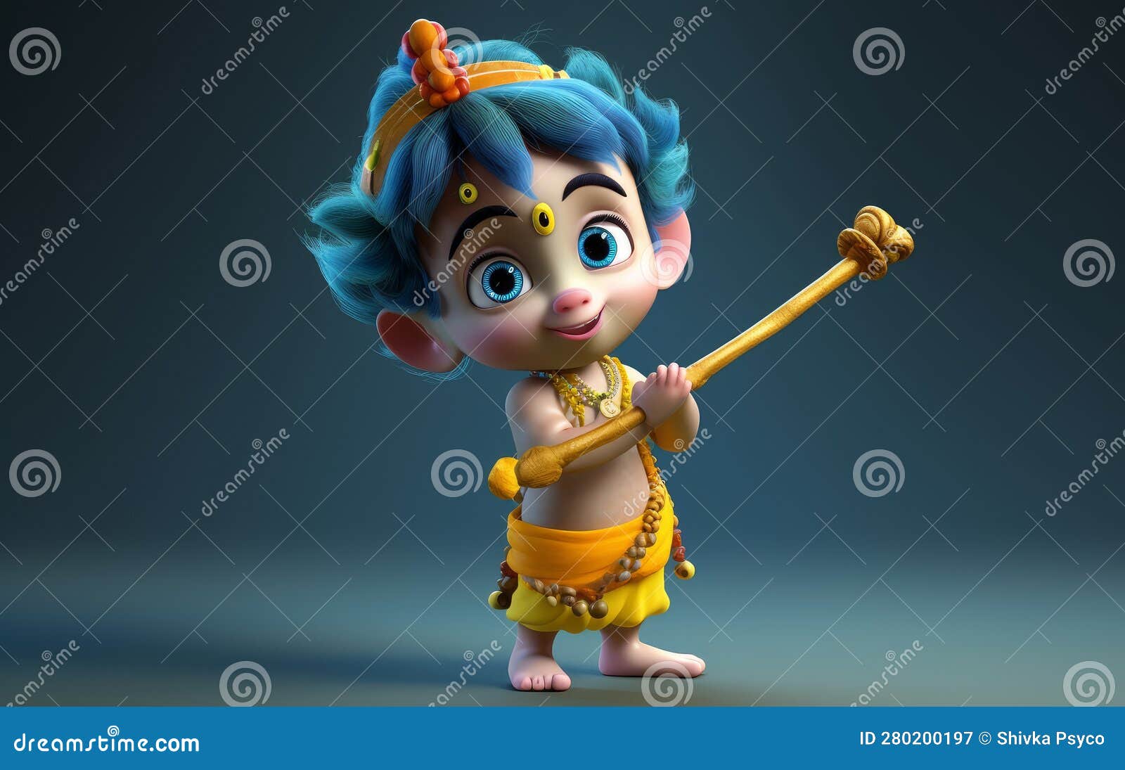 Cartoon Style 3D Cutest Little Krishna Realistic Portrait Generative AI ... Cartoon Style 3D Cutest Little Krishna Realistic Portrait Generative AI ...