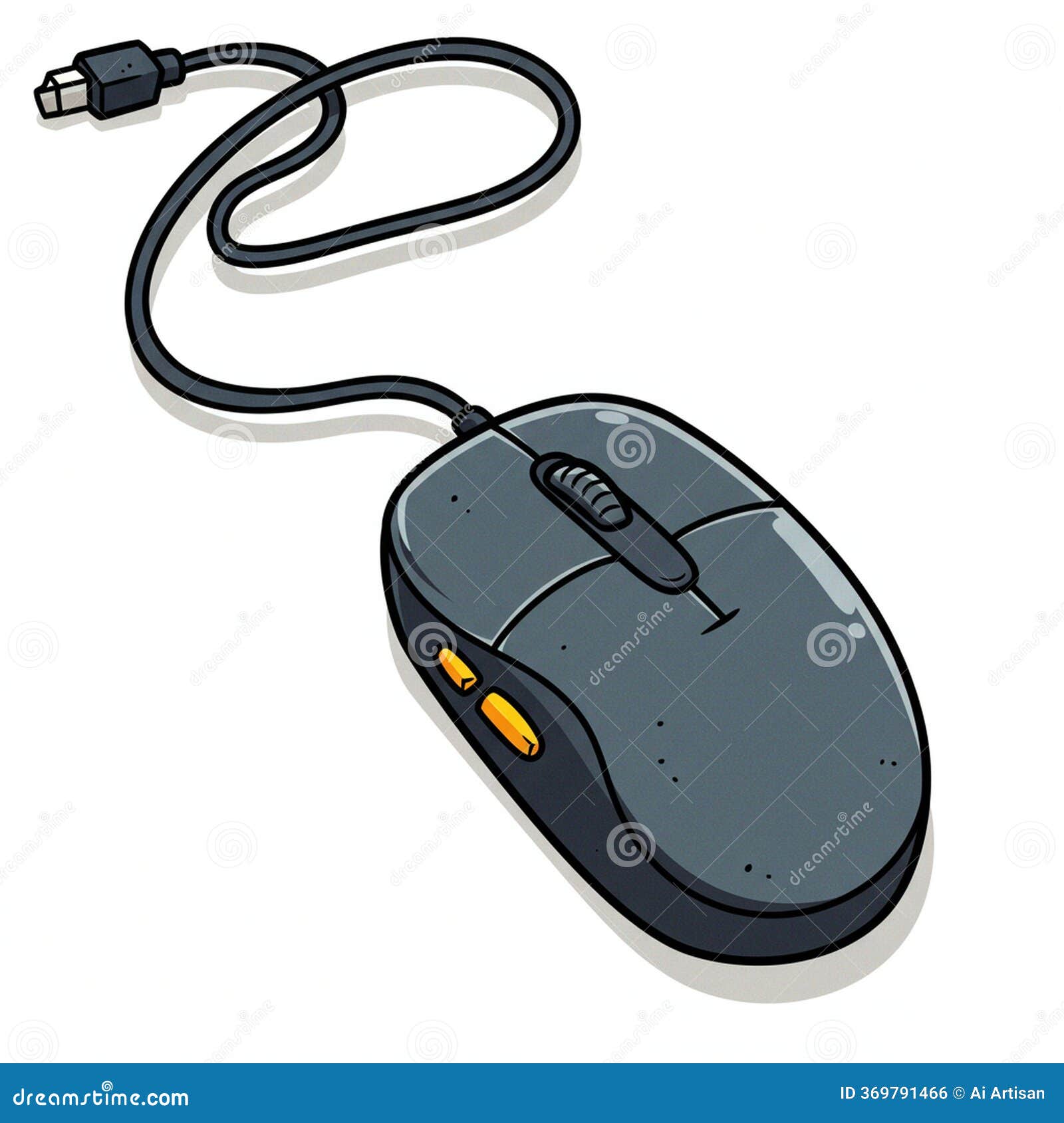 PS2 Connector For A Mouse, Keyboard. Isometric Adapter, For Connecting ...