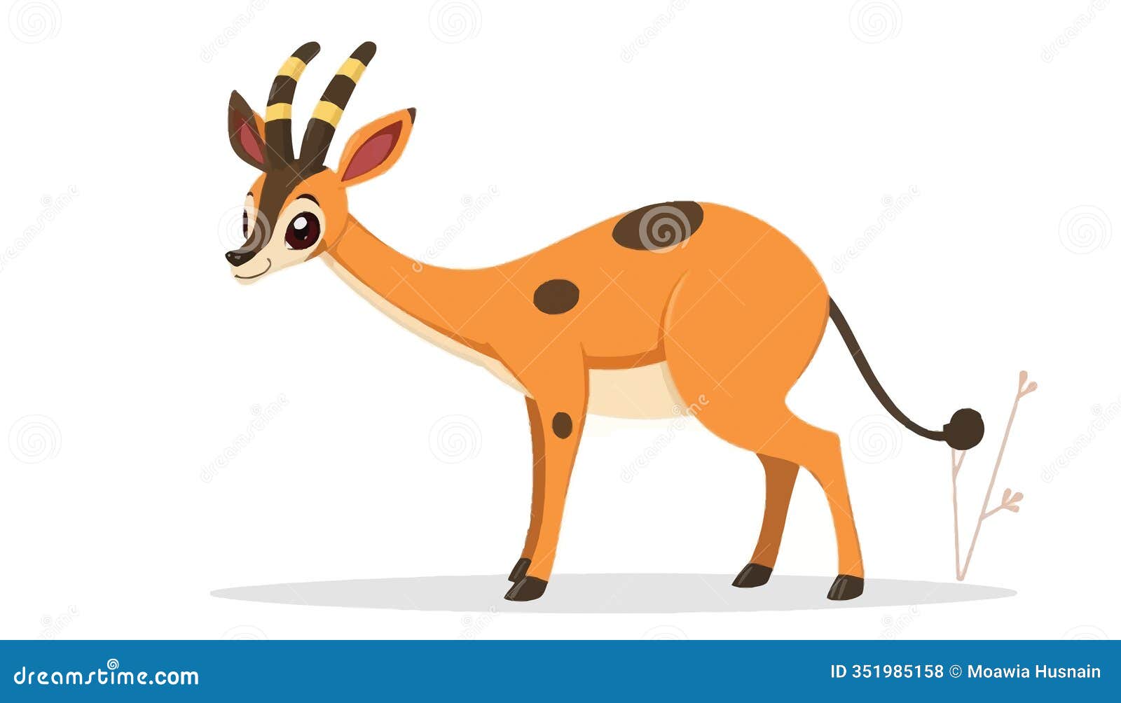 Cute Okapi Animal Warrior 3D Game Model | Generative AI Stock Photo ...
