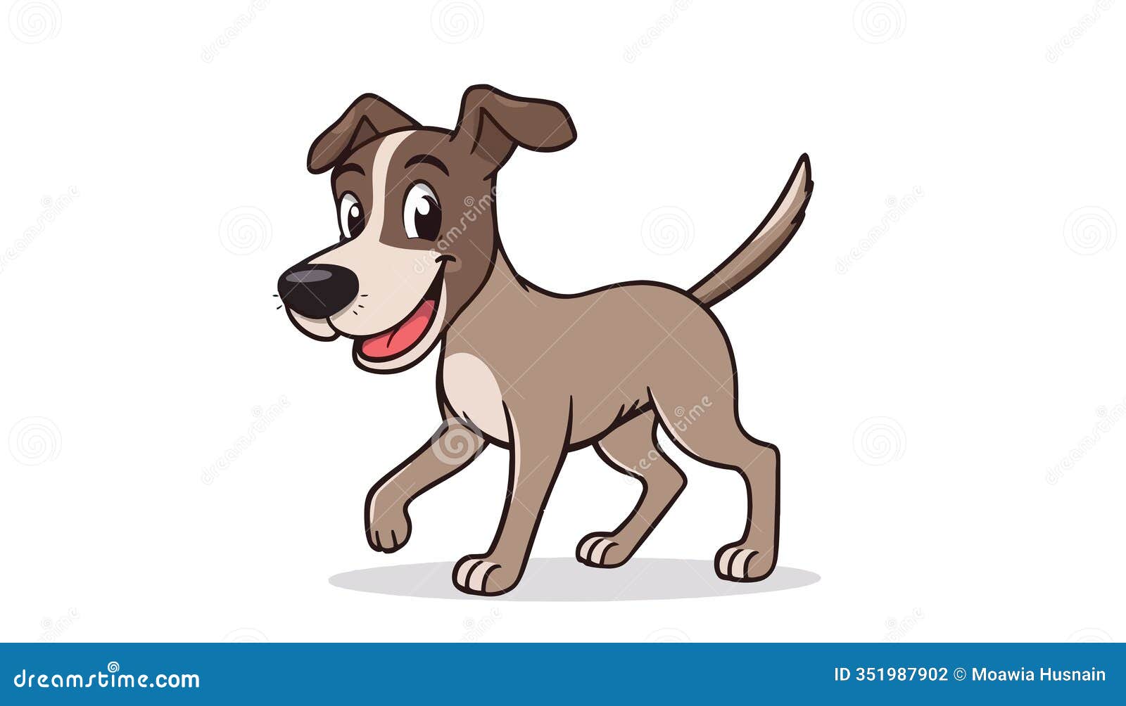 Illustration of a Cute Pointer Generated with Ai Stock Illustration ...