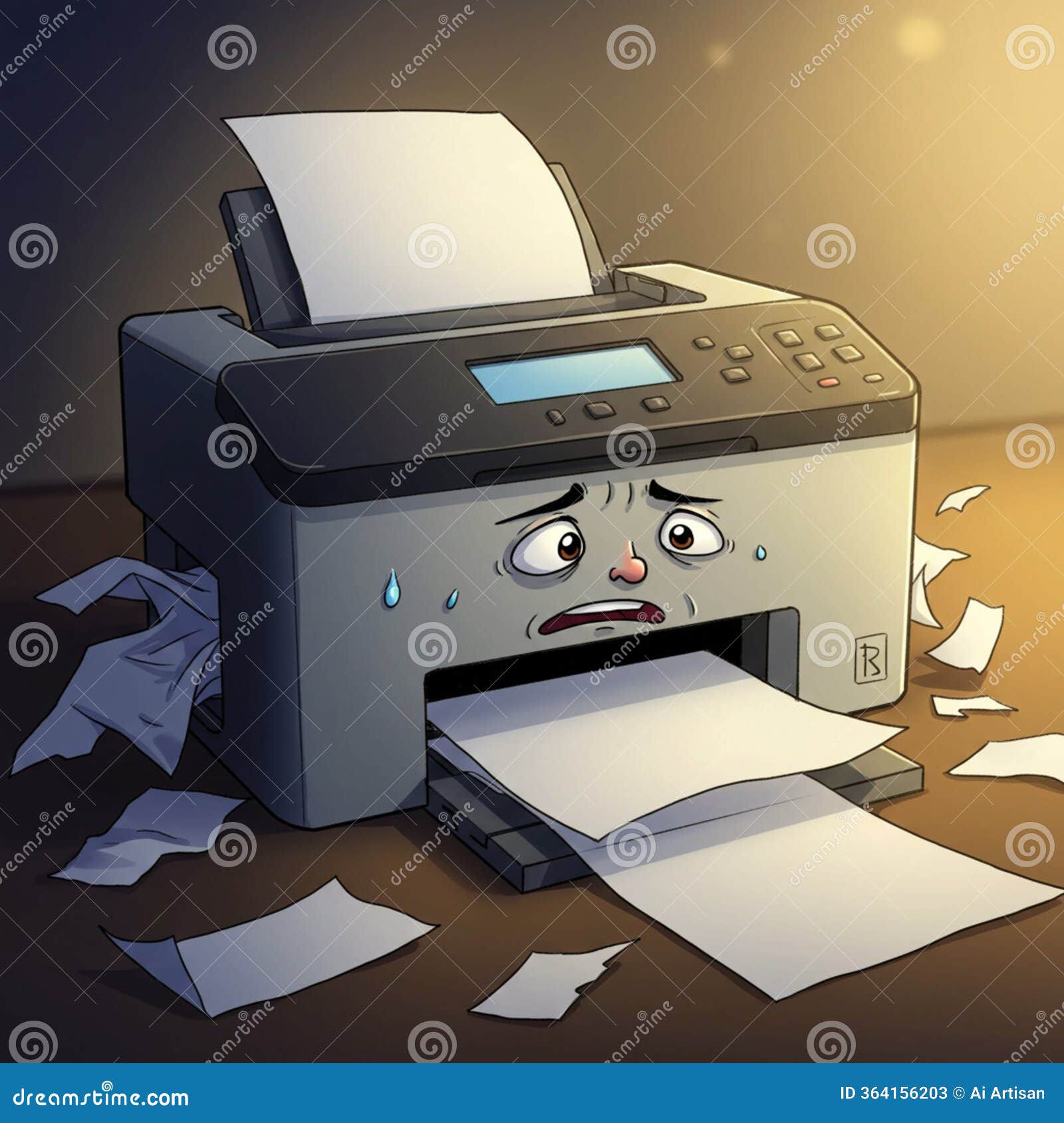 Screen Printers Commercial Business. Generative AI. Royalty-Free Stock ...