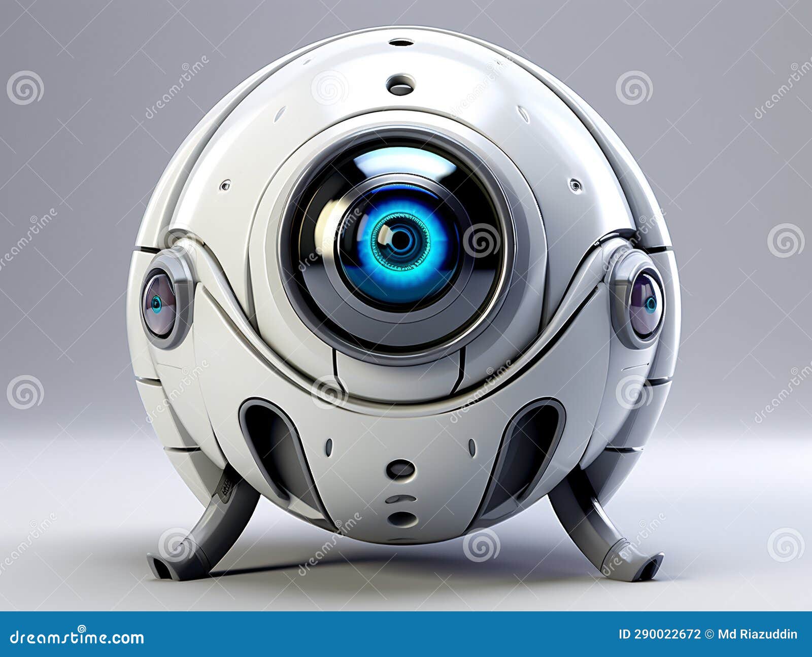 Cartoon Style Security Camera Like a Cute Robot Camera Stock ...