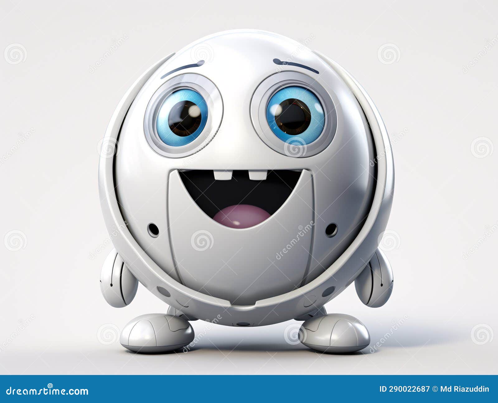 Cartoon Style Security Camera Like a Cute Robot Camera Stock ...