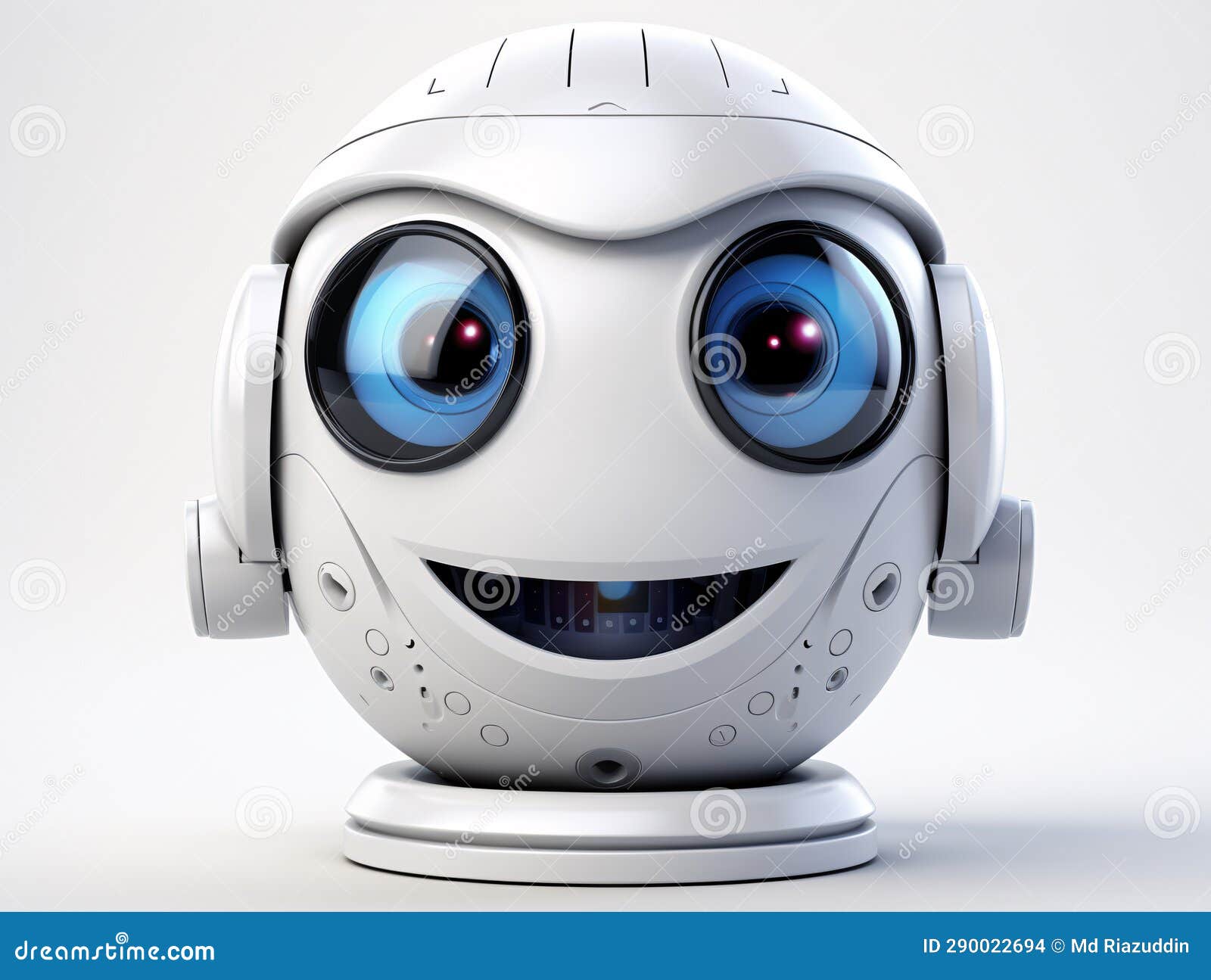 Cartoon Style Security Camera Like a Cute Robot Camera Stock ...