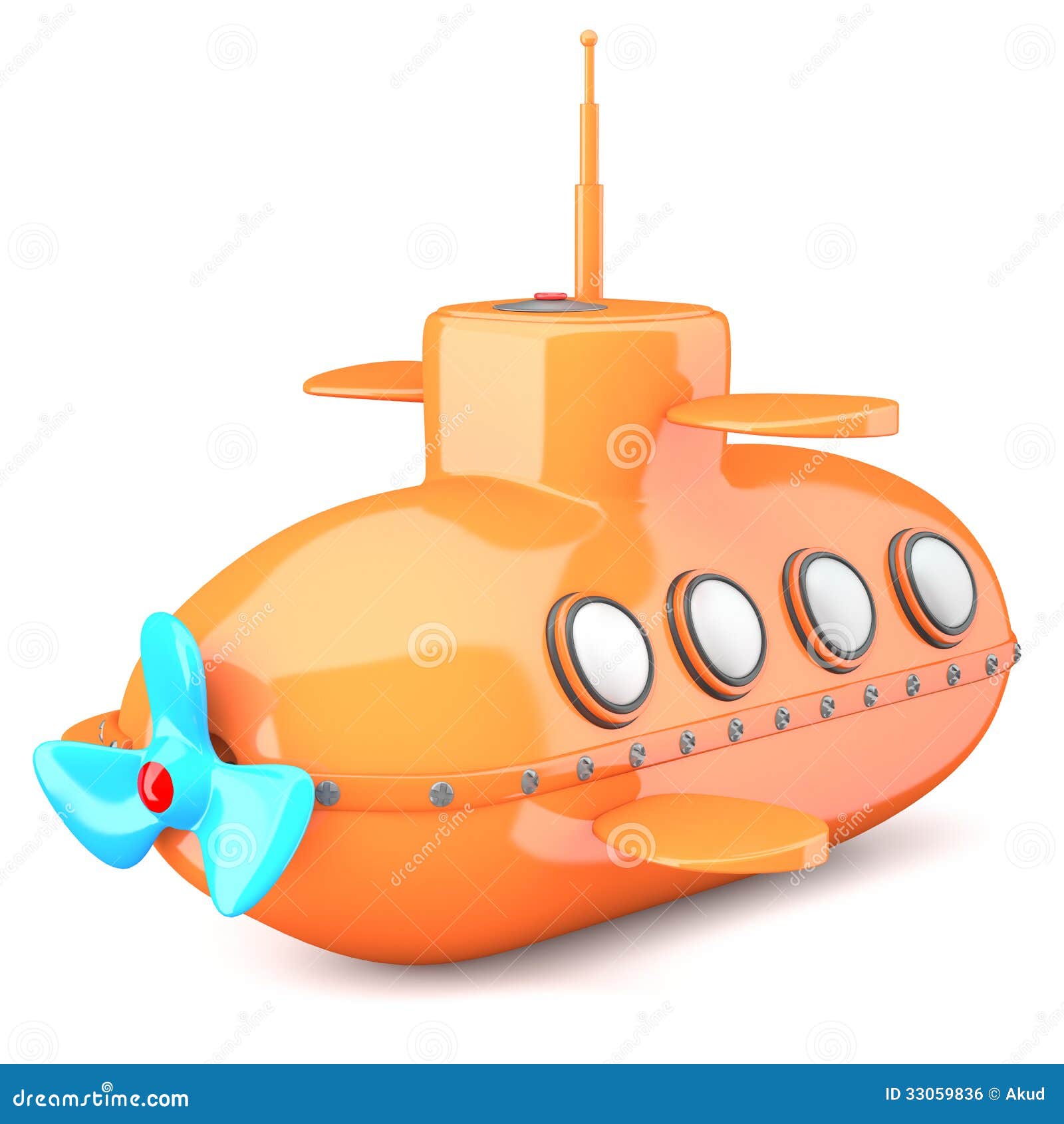 Cartoon-styled submarine stock illustration. Illustration of isolated ...