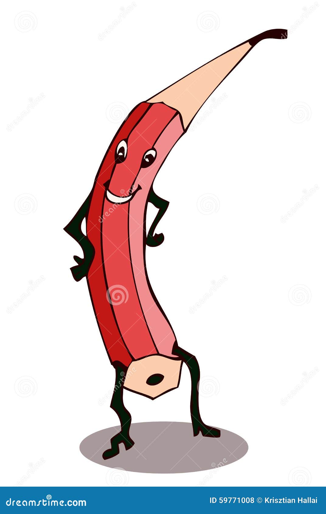 A Set Of Graphite Cartoon Trees. Vector Flat Illustration With Trees ...