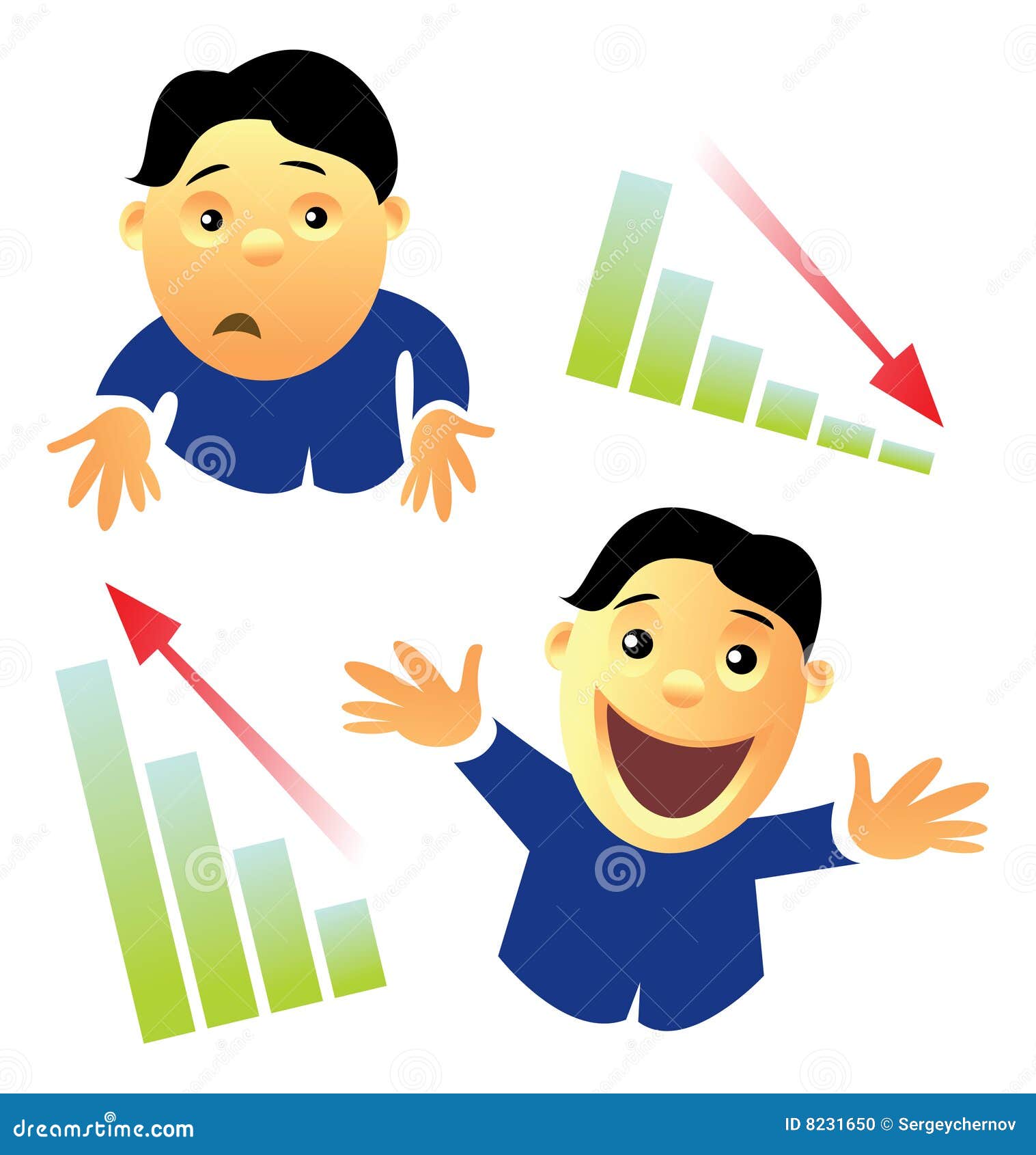 Cartoon success stock vector. Illustration of success - 8231650