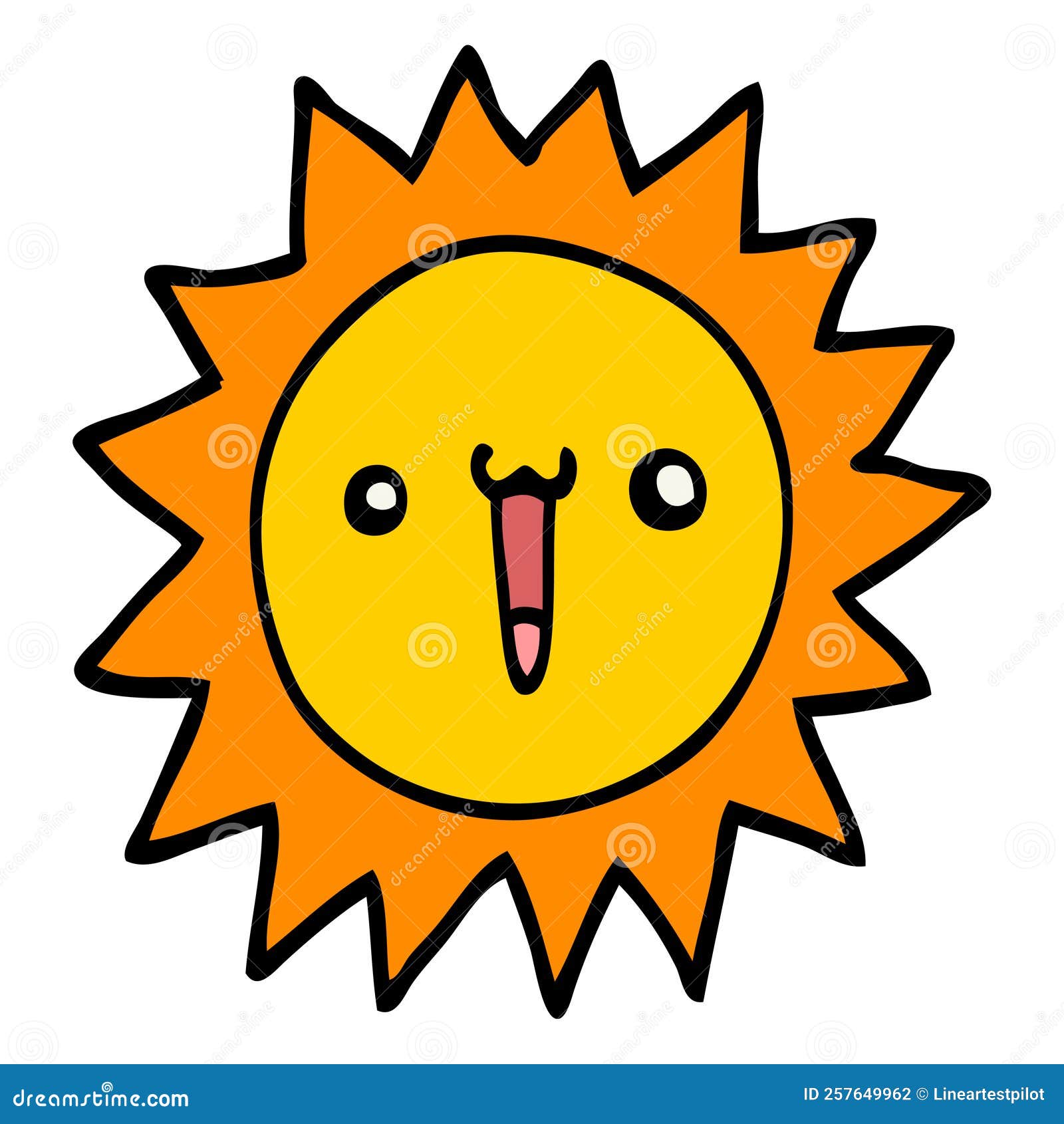 Cartoon Sun Picture. Image: 257649962