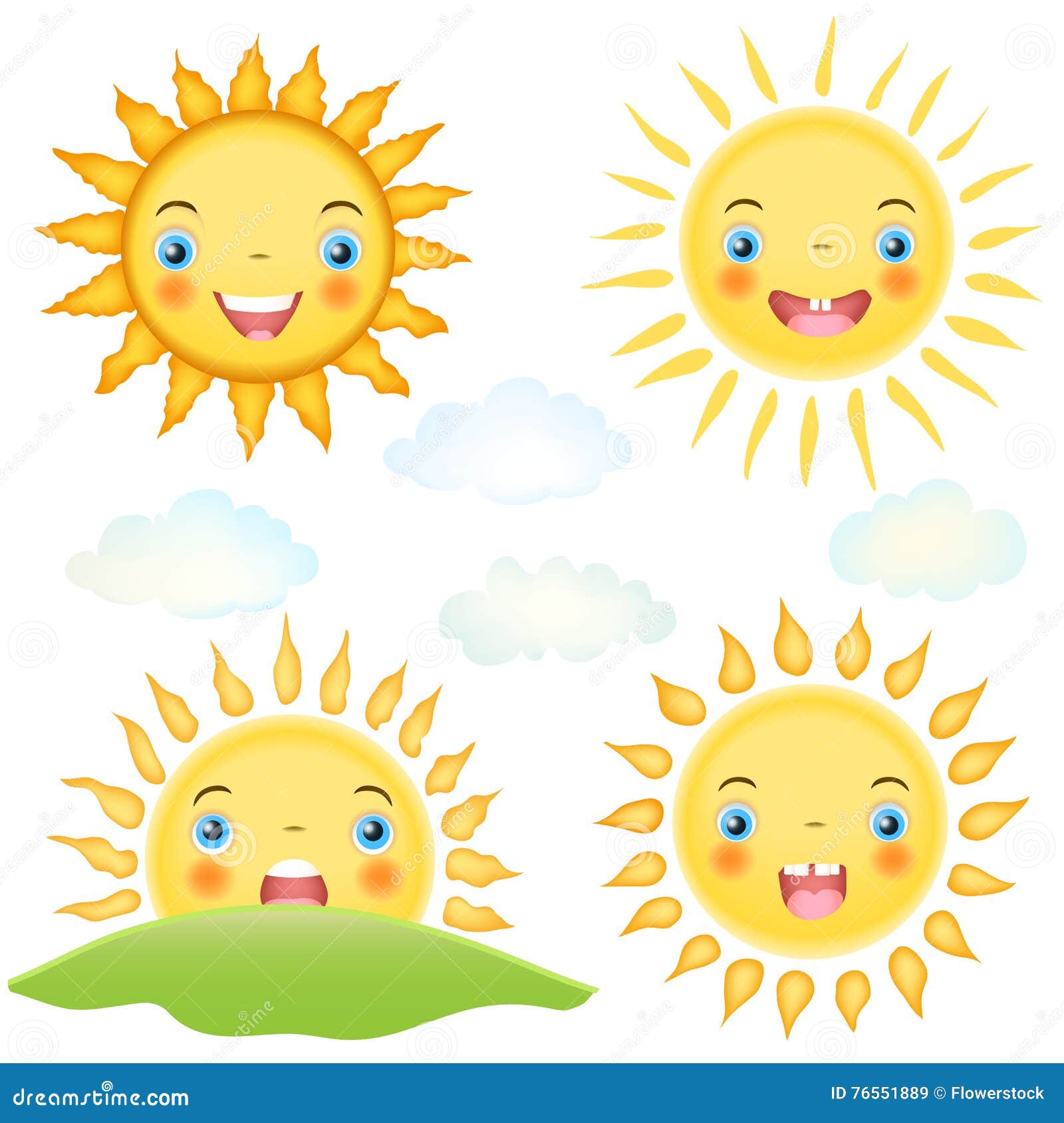 Cartoon sun character stock vector. Illustration of season - 76551889
