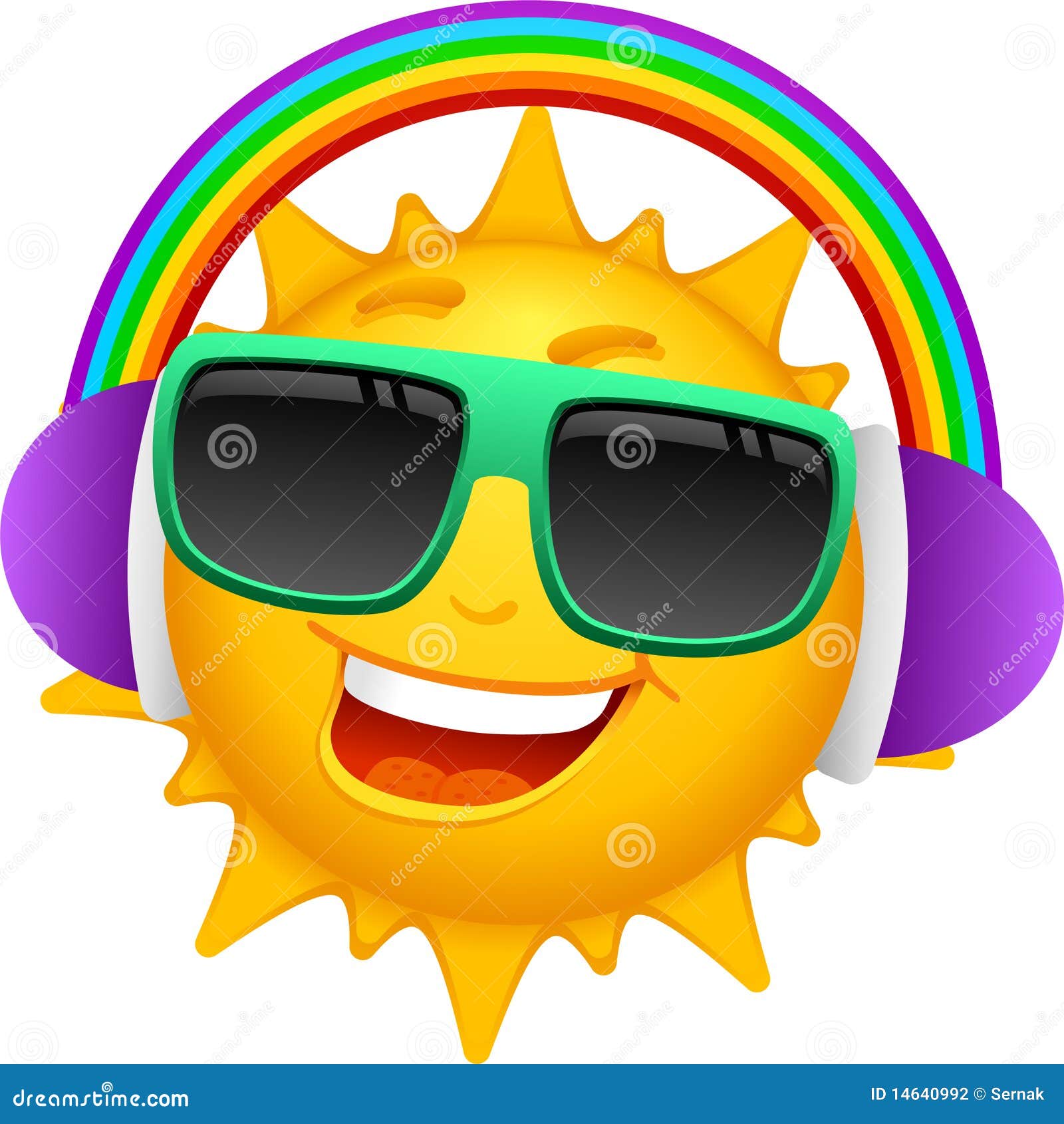 Cartoon Sun Characters 4 stock vector. Illustration of happiness - 14640992