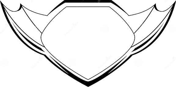 Cartoon Superhero Shield stock vector. Illustration of heroes - 95086640