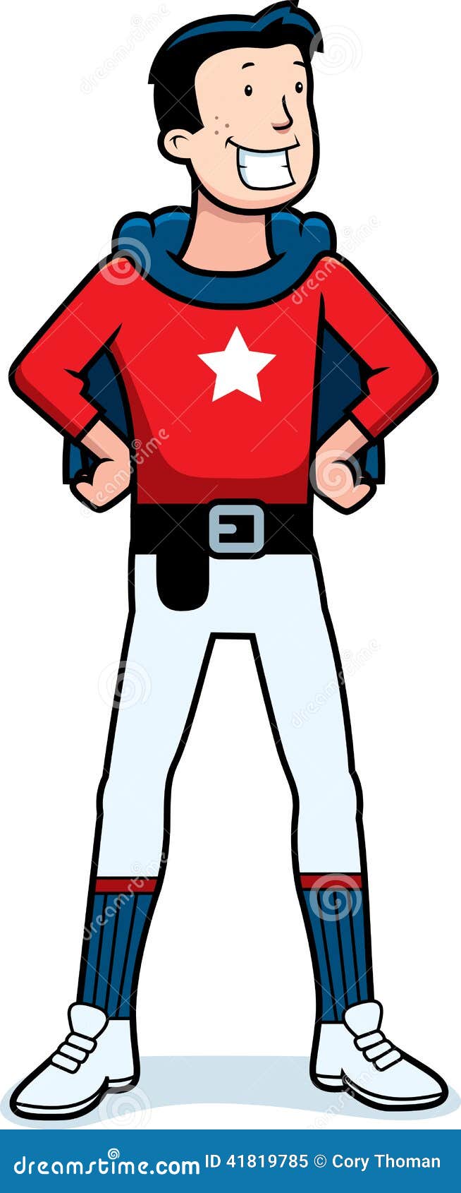 Cartoon Superhero Sidekick Stock Vector - Image: 41819785