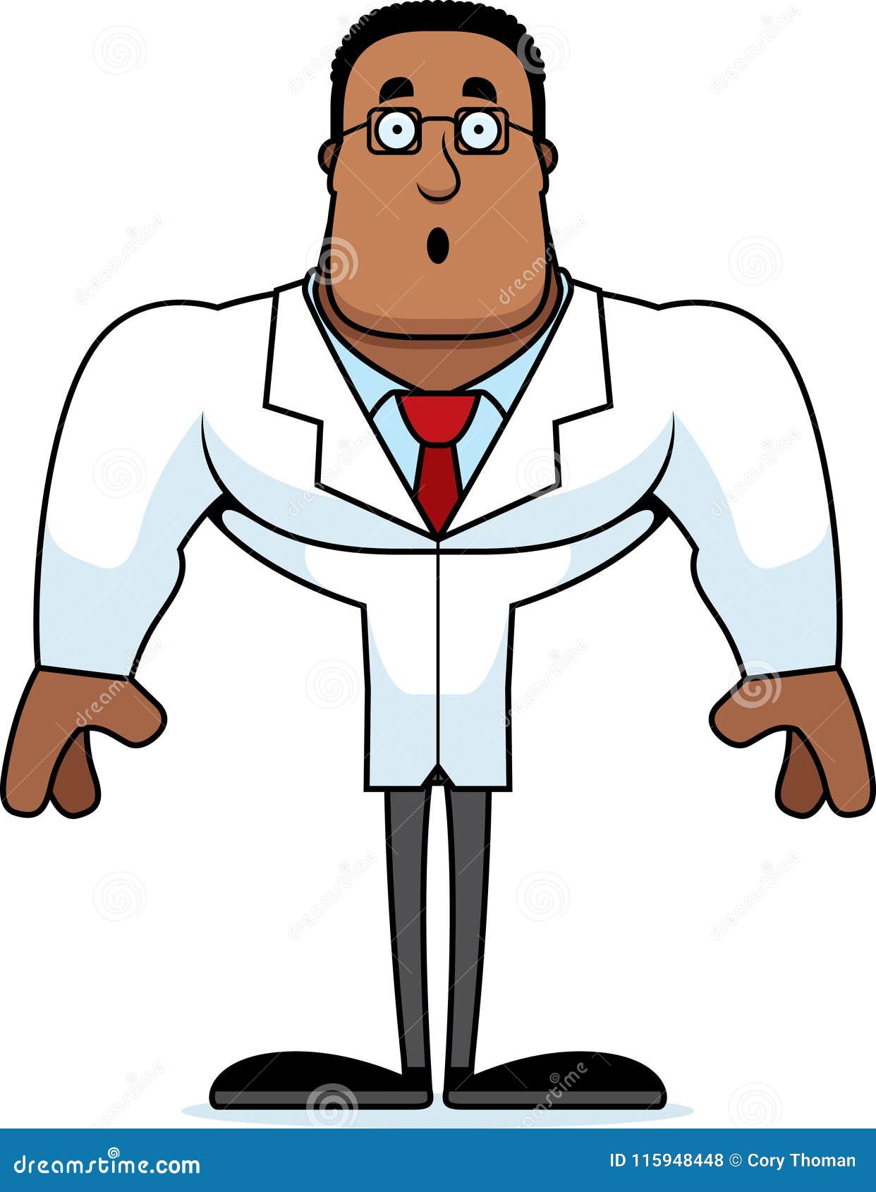 Cartoon Surprised Scientist Stock Vector - Illustration of clipart ...