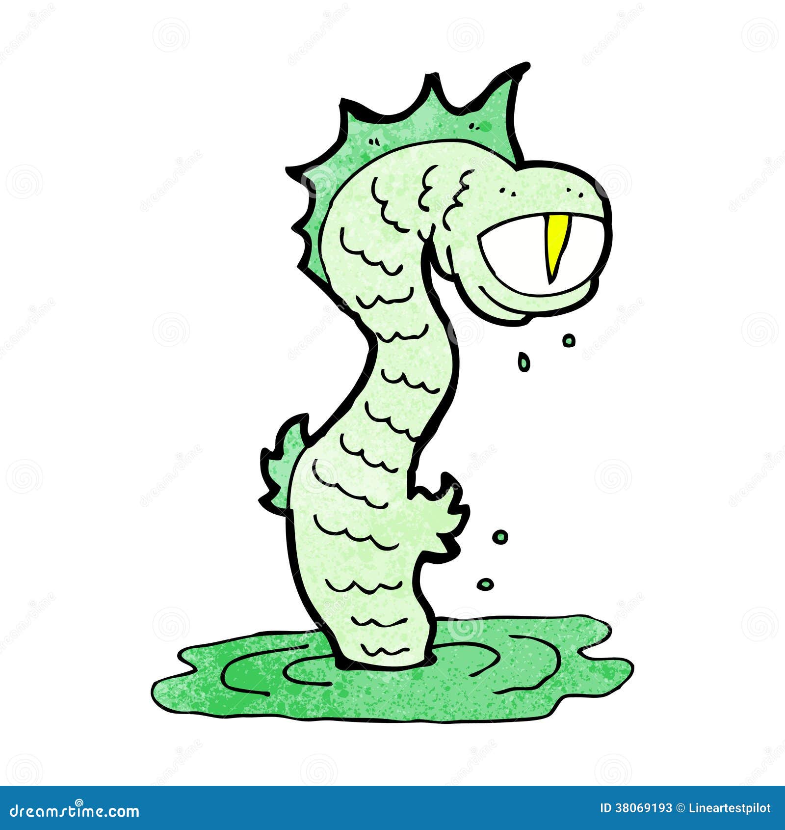 Cartoon swamp monster stock illustration. Illustration of cartoon ...