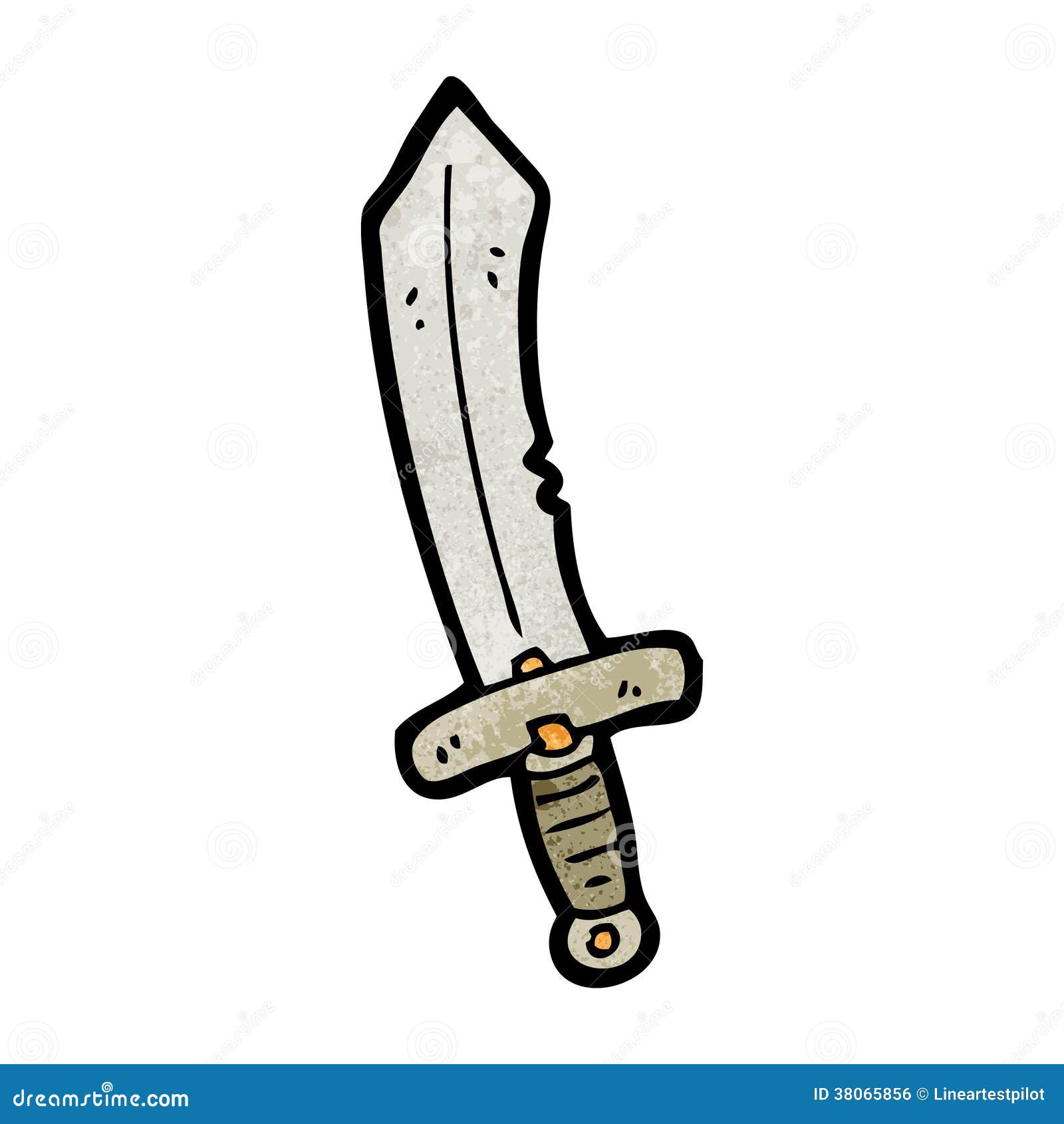 Cartoon Sword Vector Illustration | CartoonDealer.com #38065856